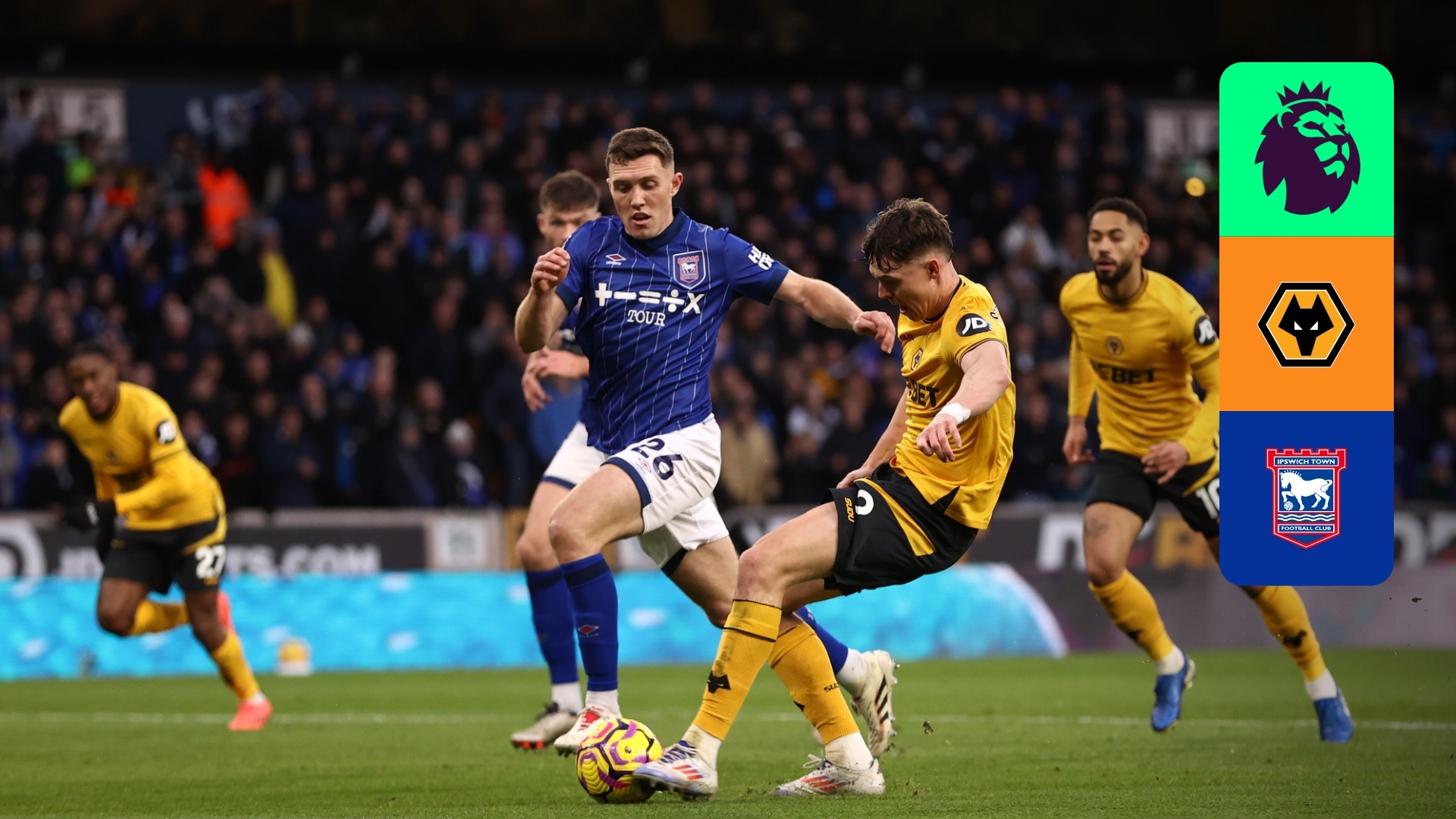 Watch Wolves x Ipswich Town Live Stream | DAZN PT