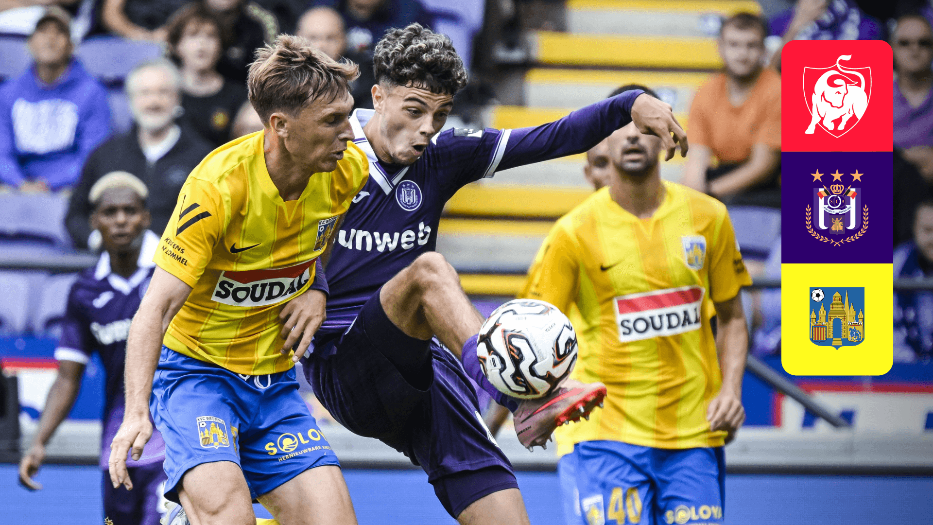 شاهد البث المباشر لـ أندرلخت ضد ويسترلو | DAZN MA