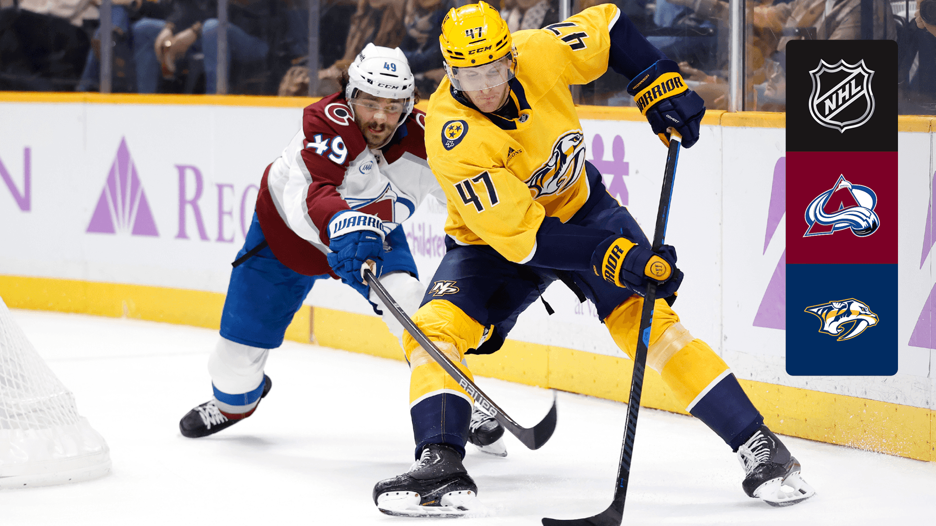 Watch Avalanche @ Predators Live Stream Online | DAZN LU