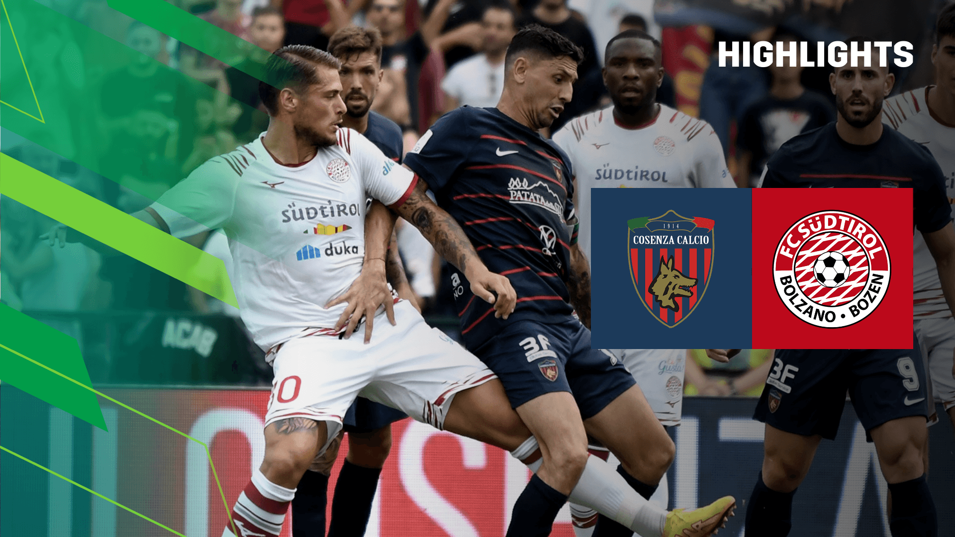 Cosenza - Südtirol in Diretta Streaming | DAZN IT