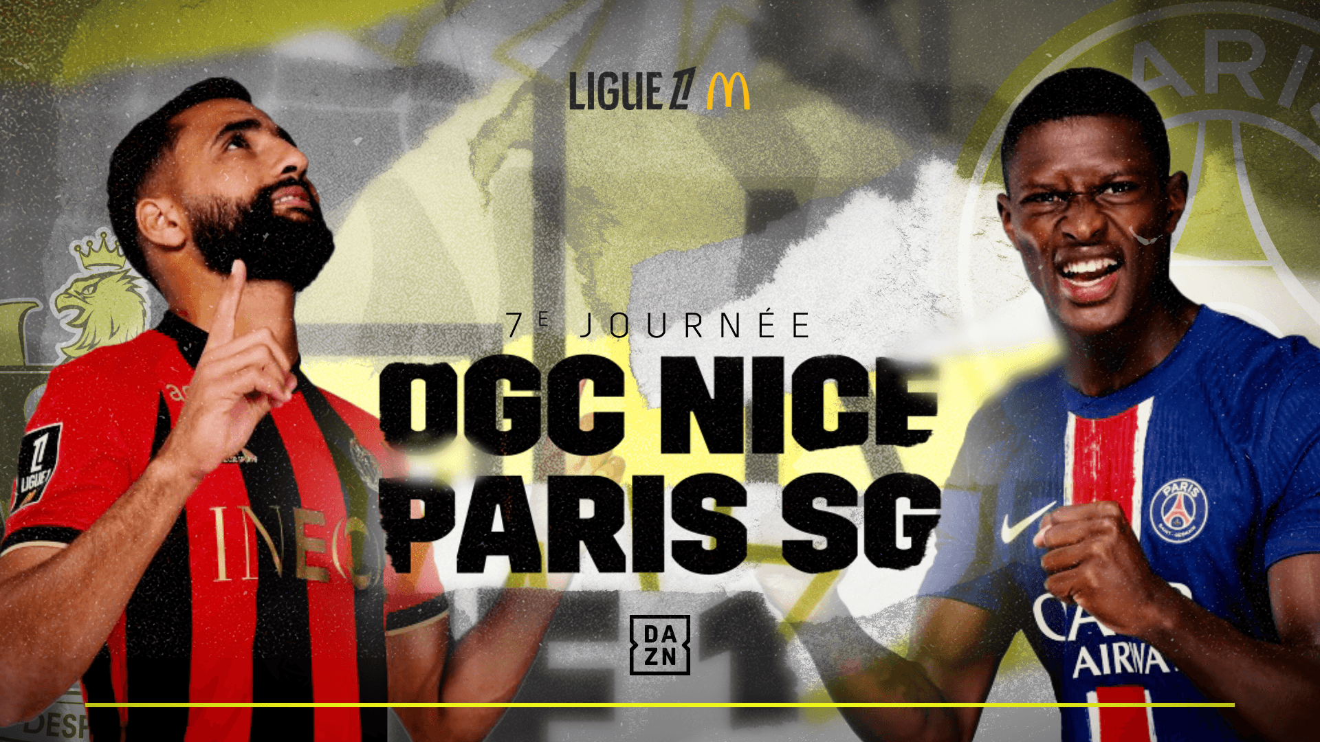 Regardez Best of OGC Nice vs. Paris SG en direct | DAZN FR