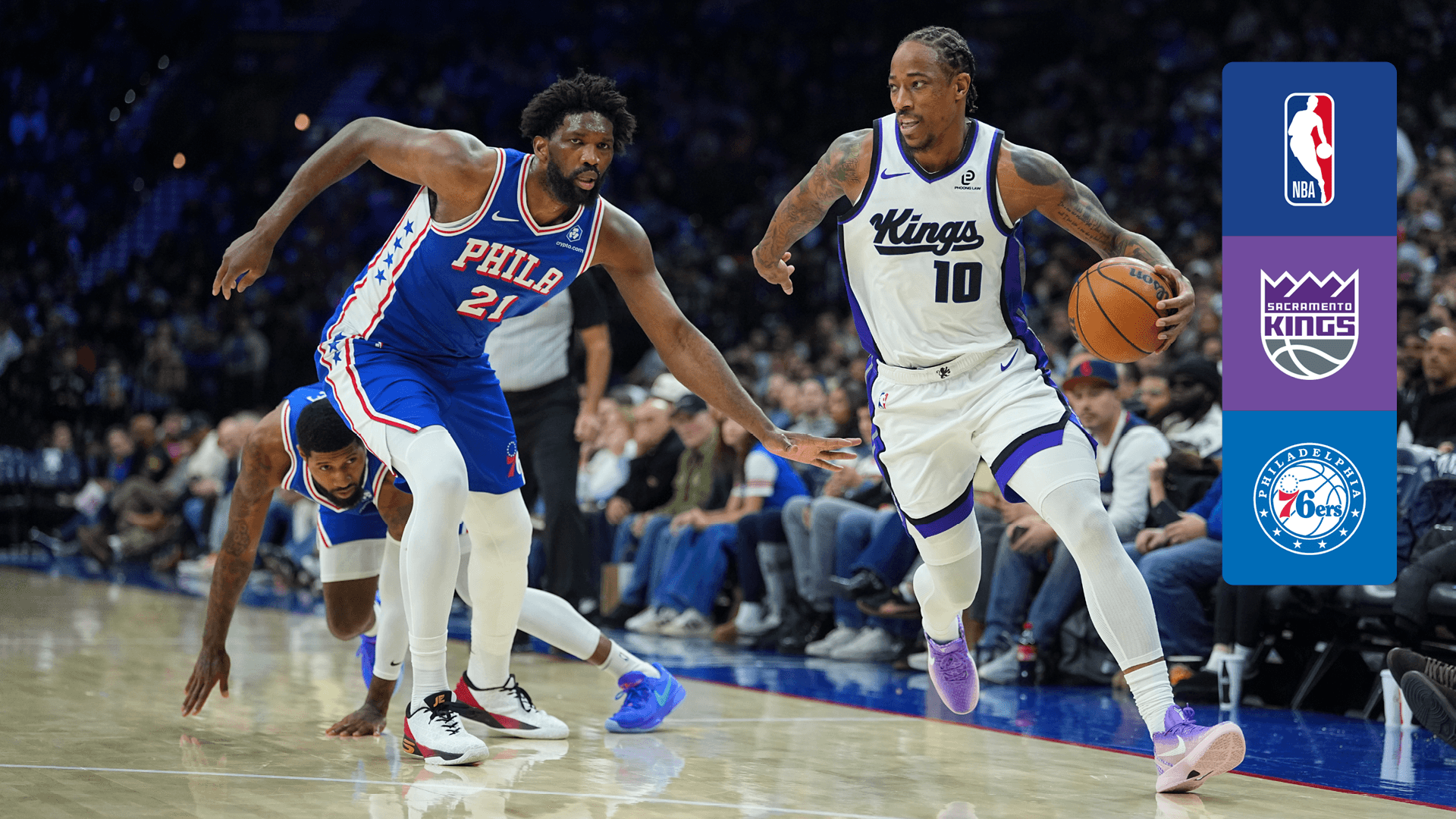 Watch Sacramento Kings @ Philadelphia 76ers Live Stream Online | DAZN ES