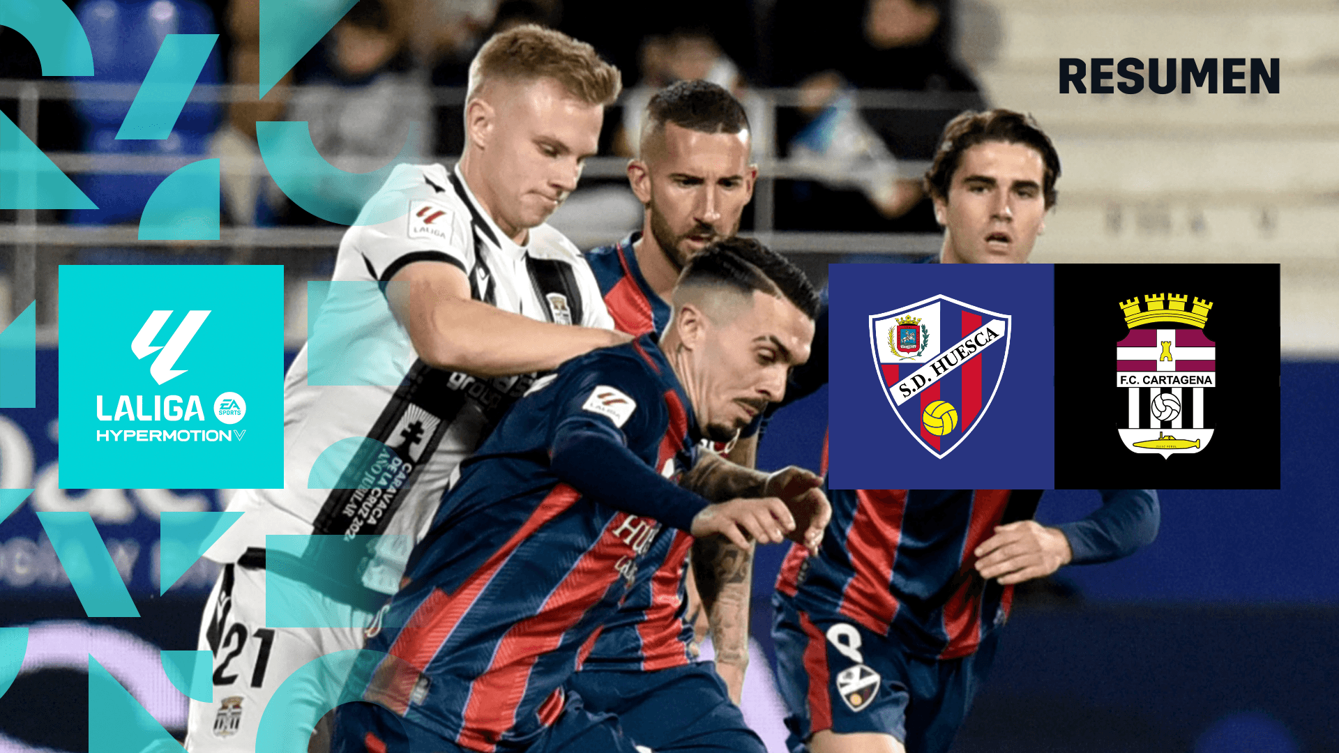 Ver SD Huesca - FC Cartagena (Resumen) Online en Directo | DAZN ES