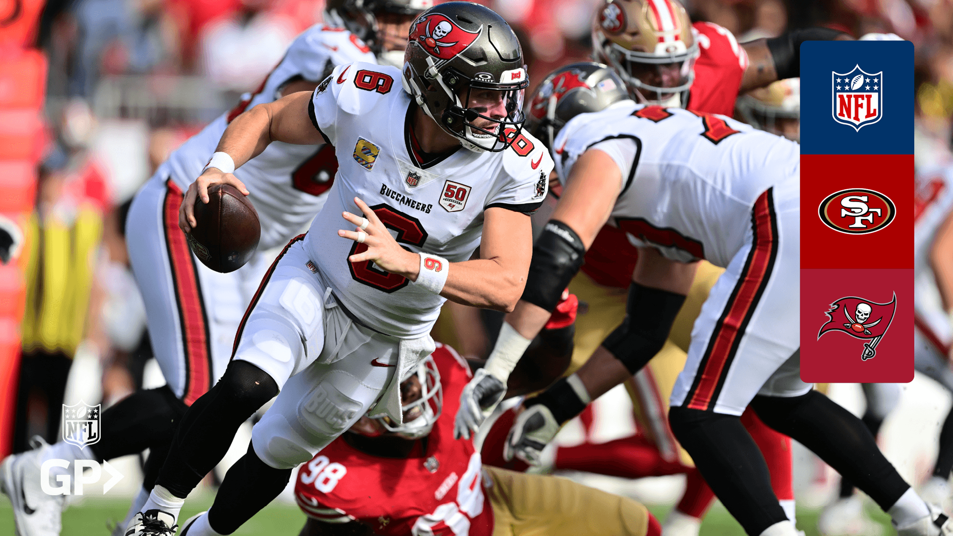 Vê 49ers @ Buccaneers | Português do Brasil em Direto Online | DAZN PT