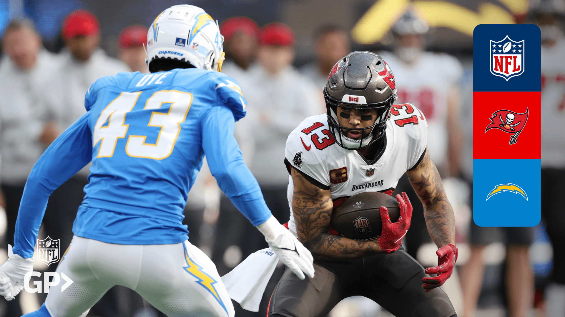 Regarder Buccaneers @ Chargers en Direct Live | DAZN FR