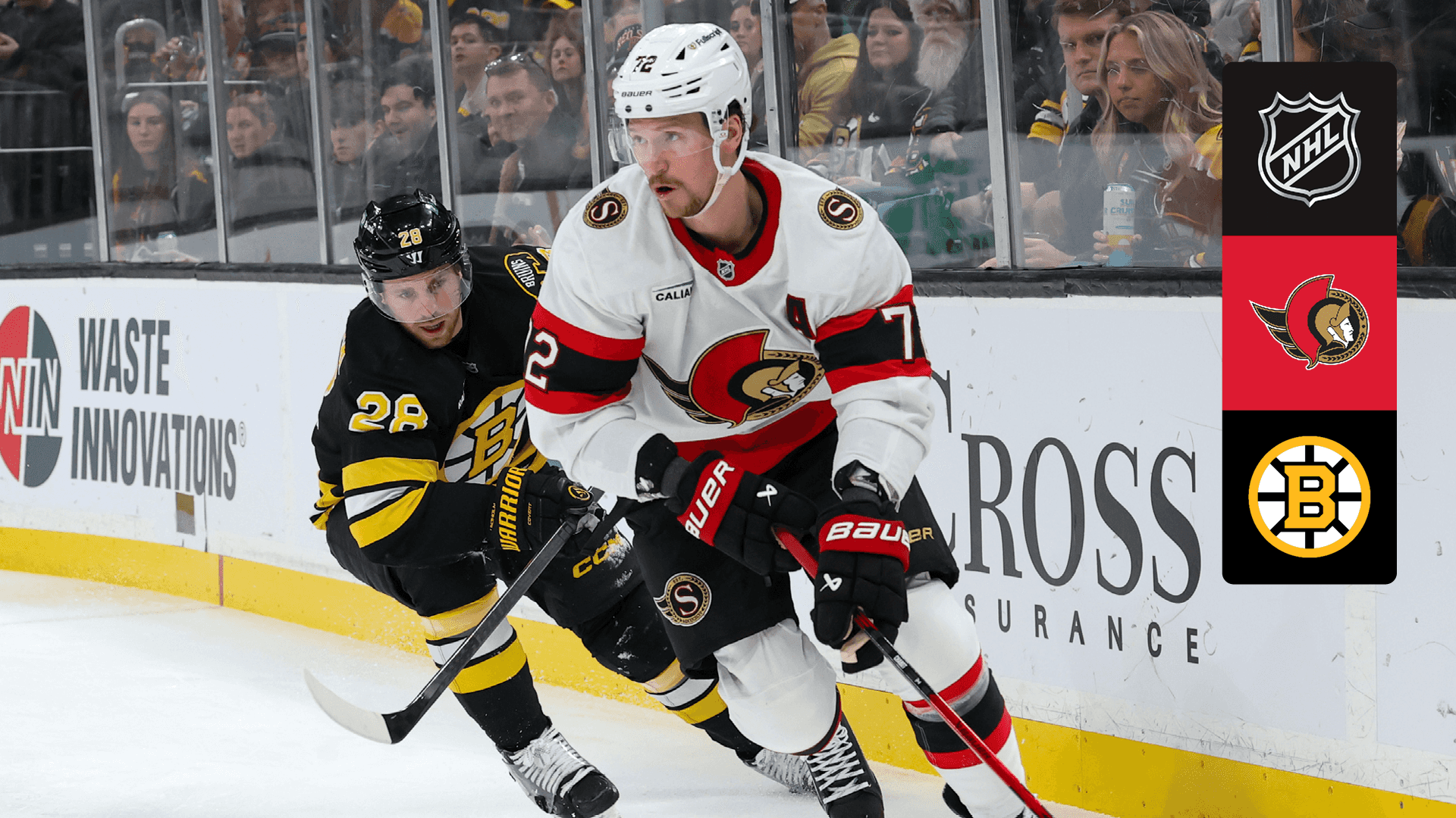 Watch Senators @ Bruins Live Stream Online | DAZN QA