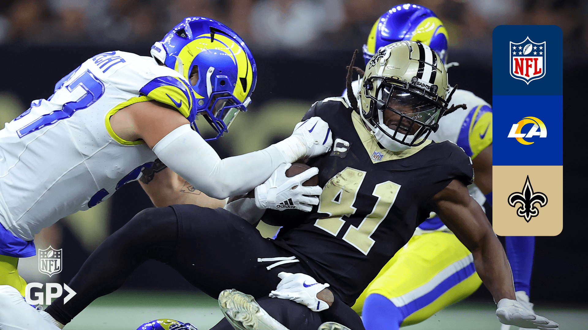 شاهد البث المباشر لـ Rams @ Saints | DAZN SA