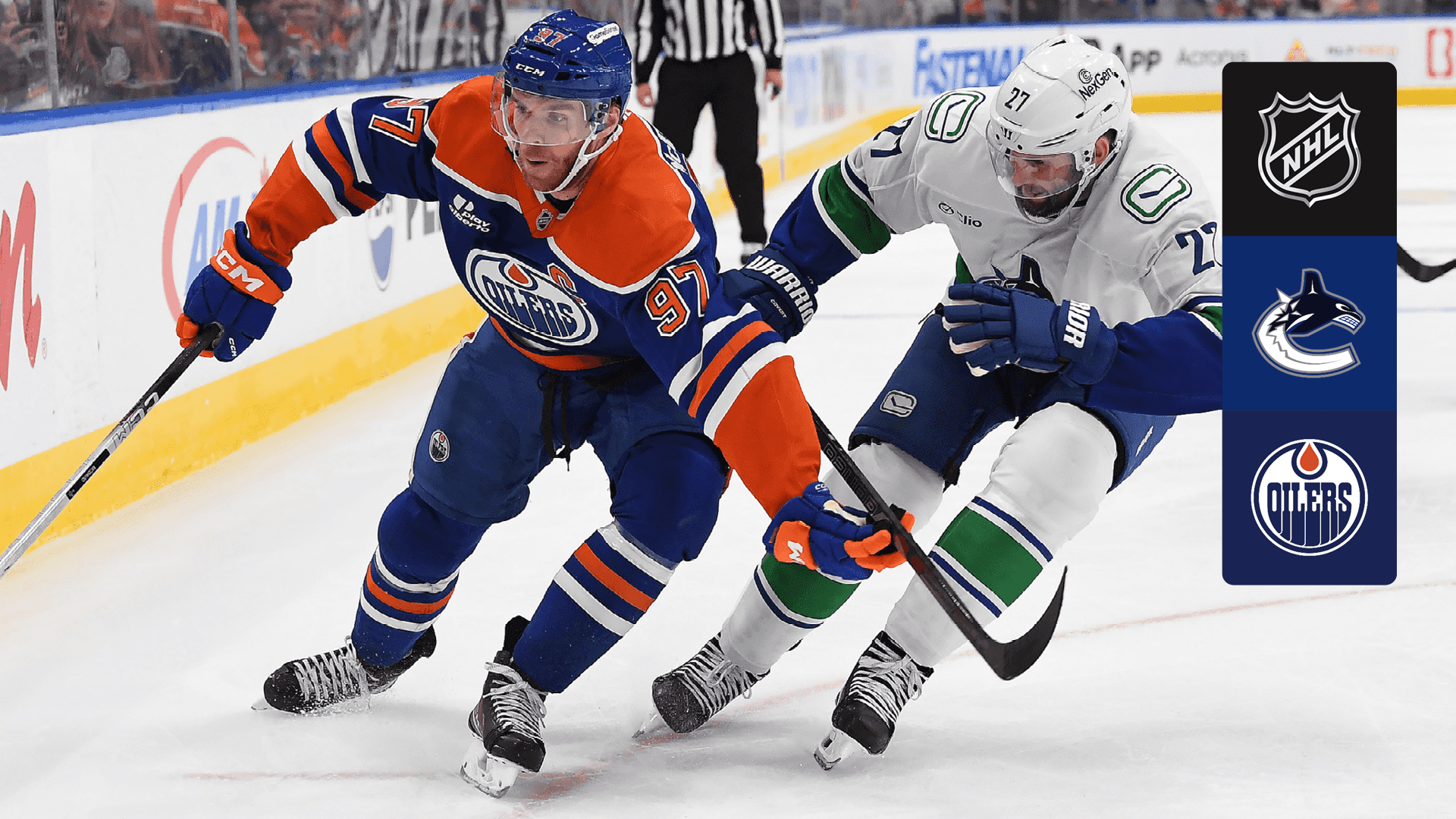 Watch Canucks @ Oilers Live Stream Online | DAZN TF