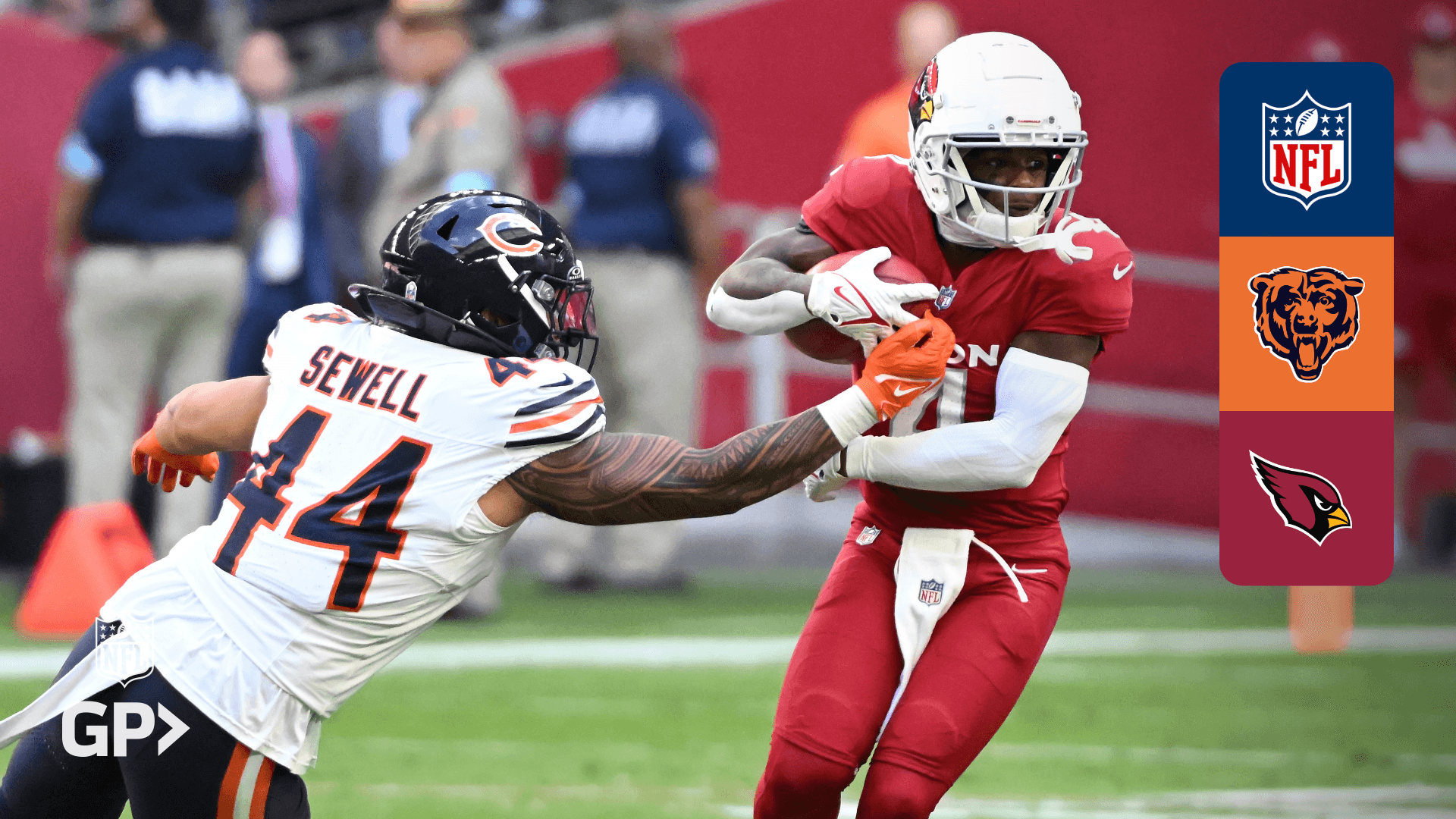 شاهد البث المباشر لـ Bears @ Cardinals | DAZN PS