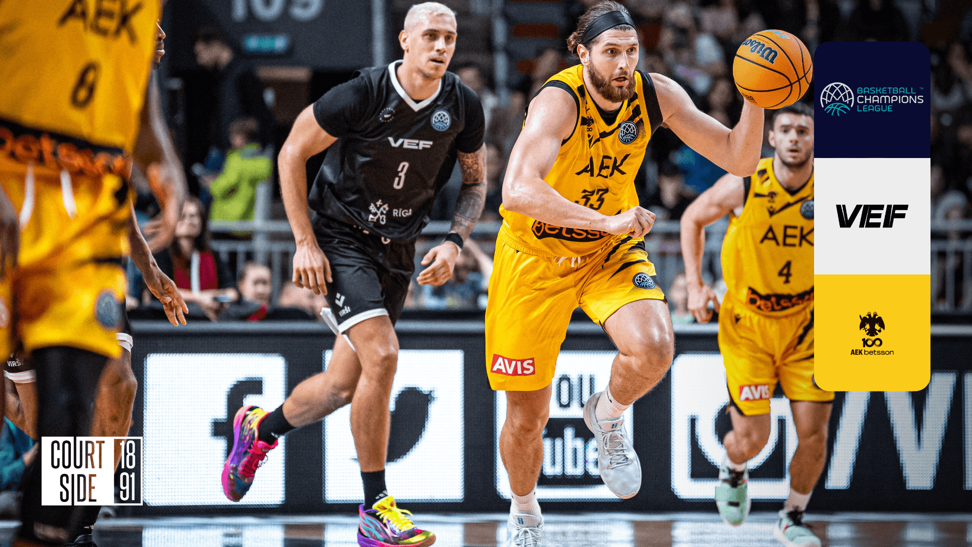 Watch VEF Rīga vs. AEK Live Stream | DAZN ID