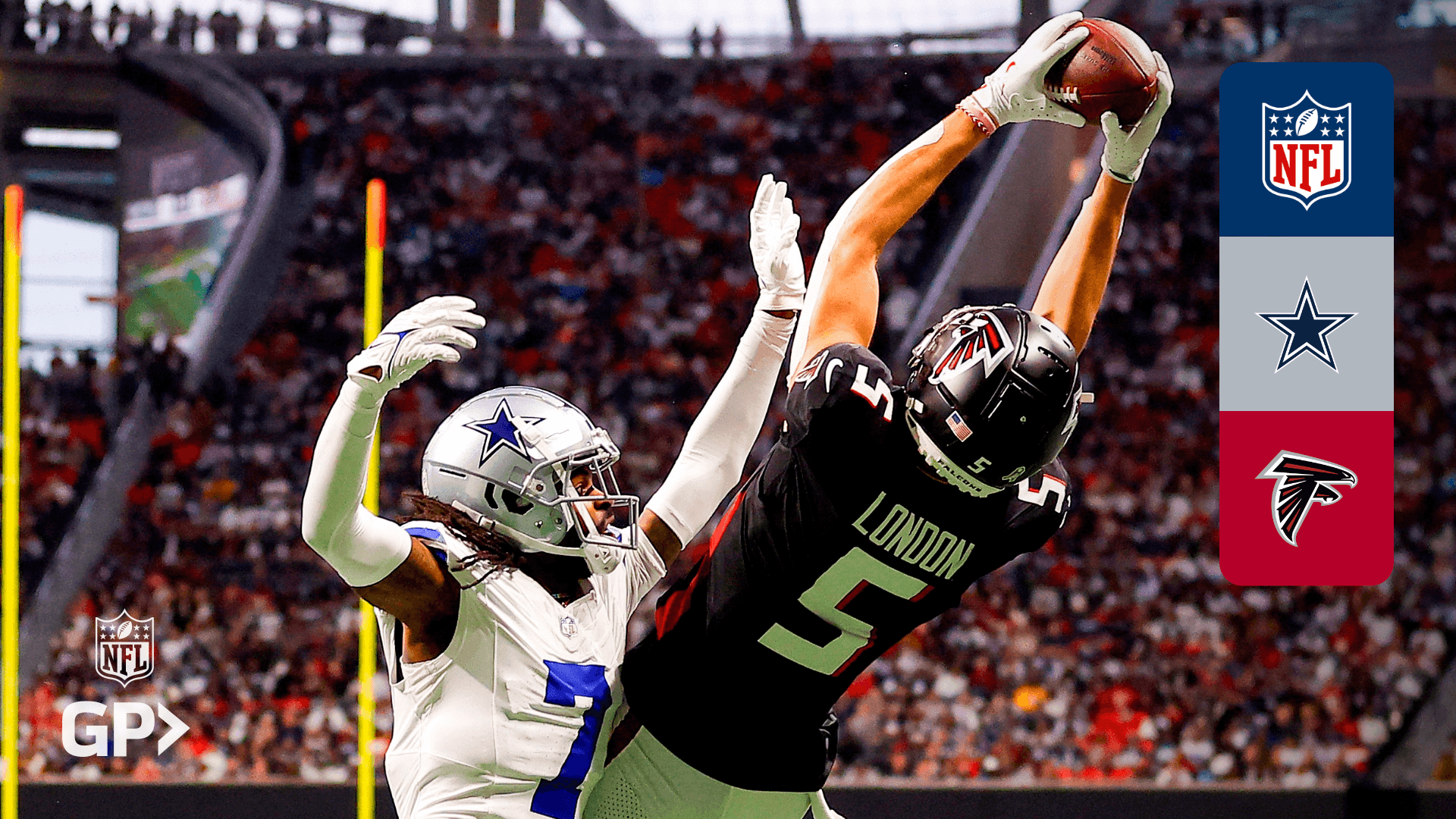 شاهد البث المباشر لـ Cowboys @ Falcons | DAZN PS