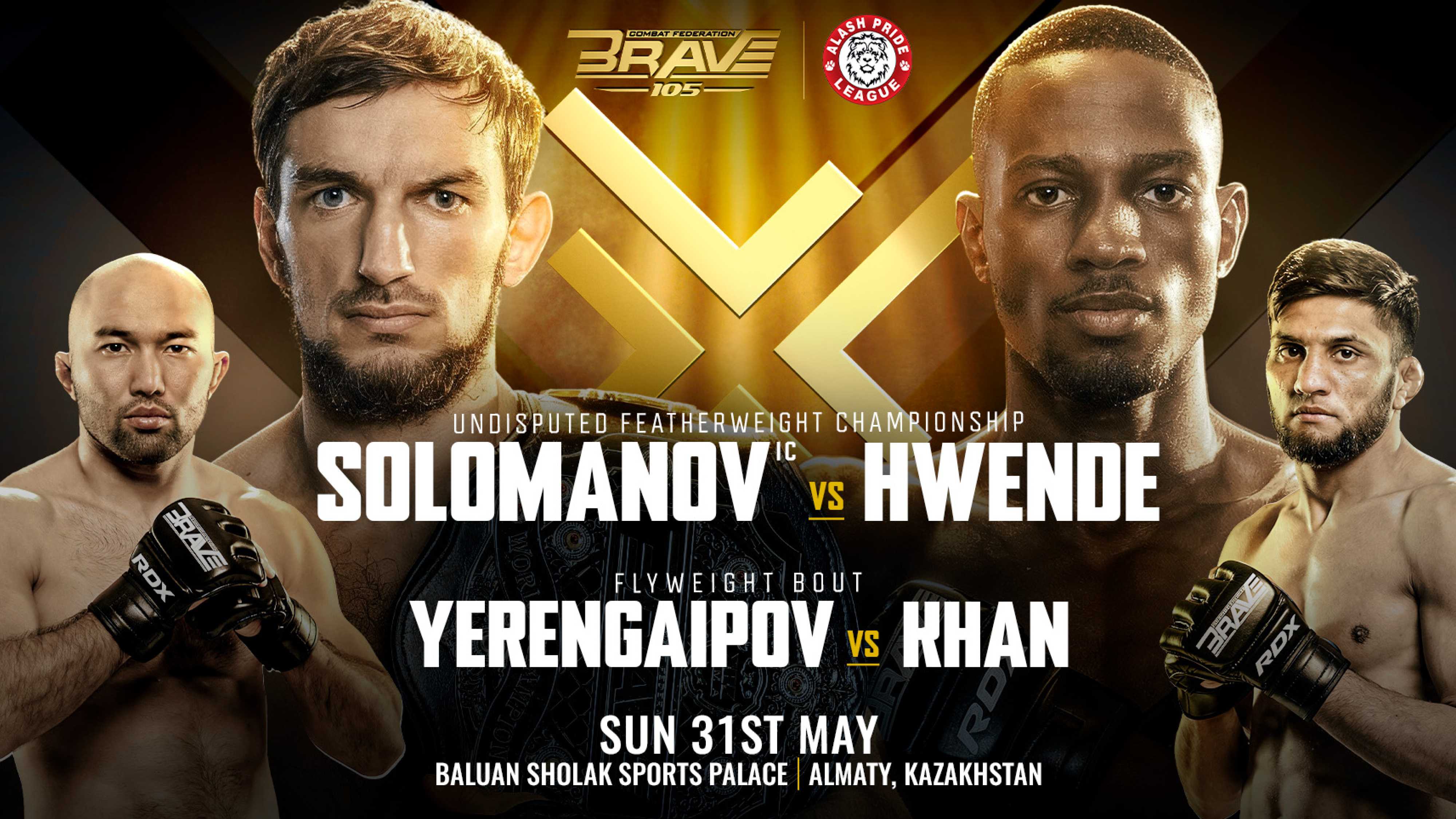 Watch Brave CF 105: Kazakhstan Live Stream Online | DAZN CK