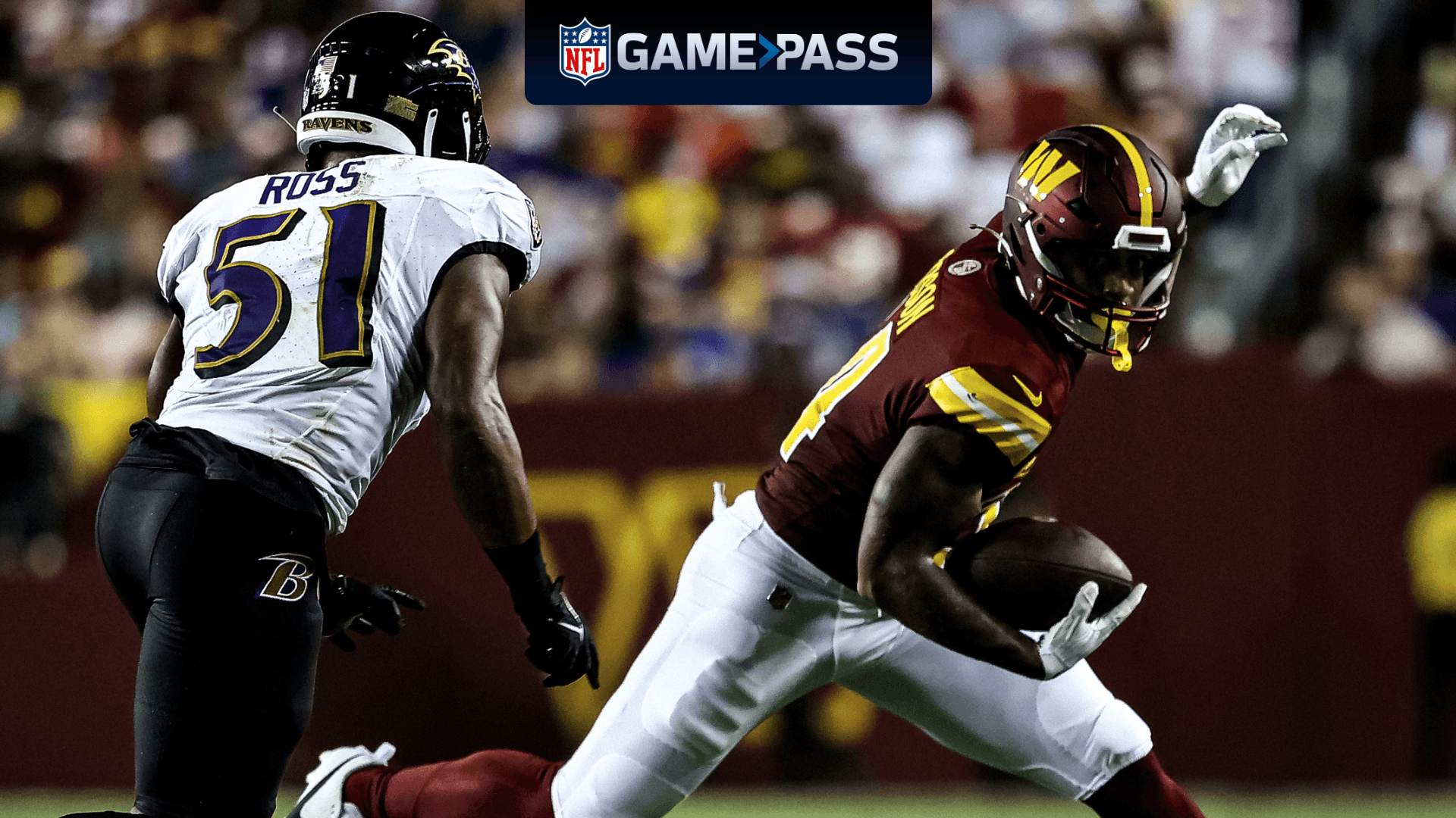 Watch Ravens @ Commanders Live Stream | DAZN IT