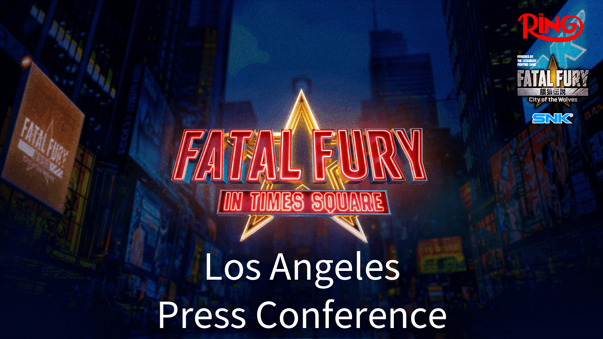 Ver: Fatal Fury - City of Wolves | Conferência de Imprensa, Los Angeles ...