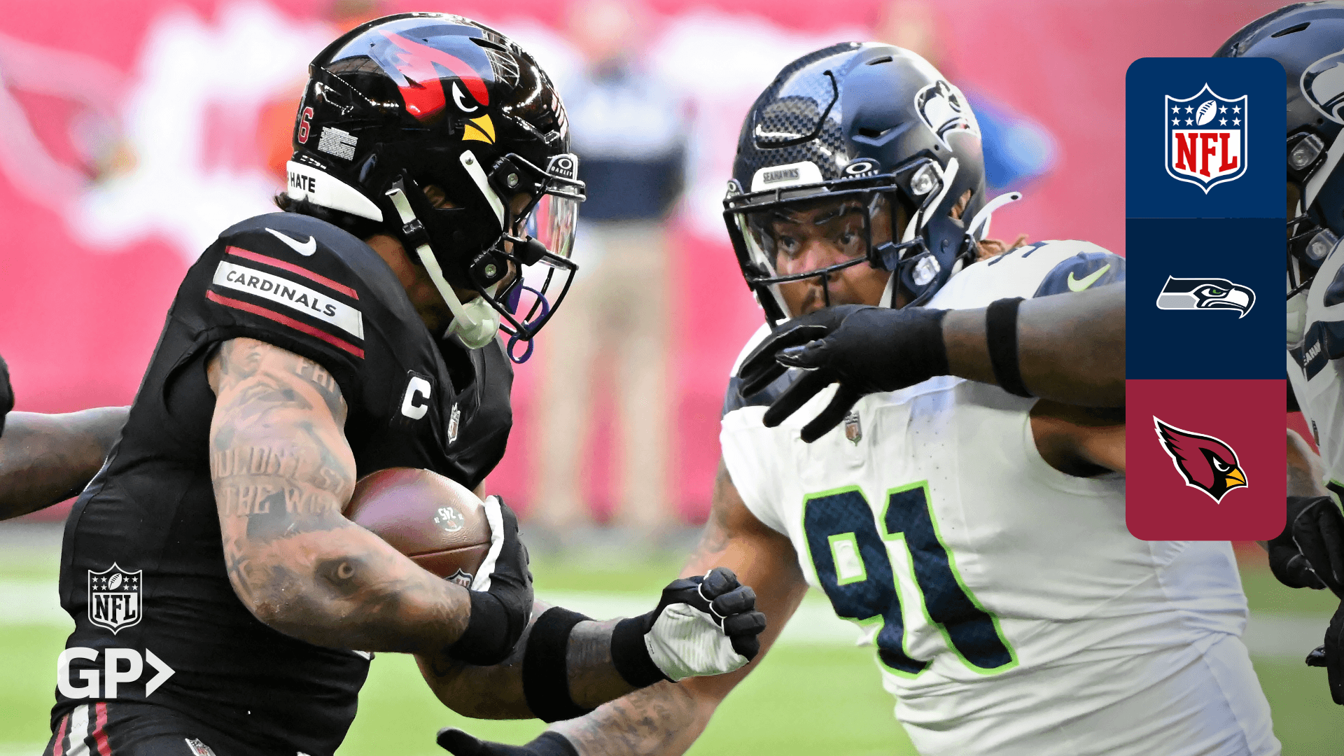 شاهد البث المباشر لـ Seahawks @ Cardinals | DAZN PS