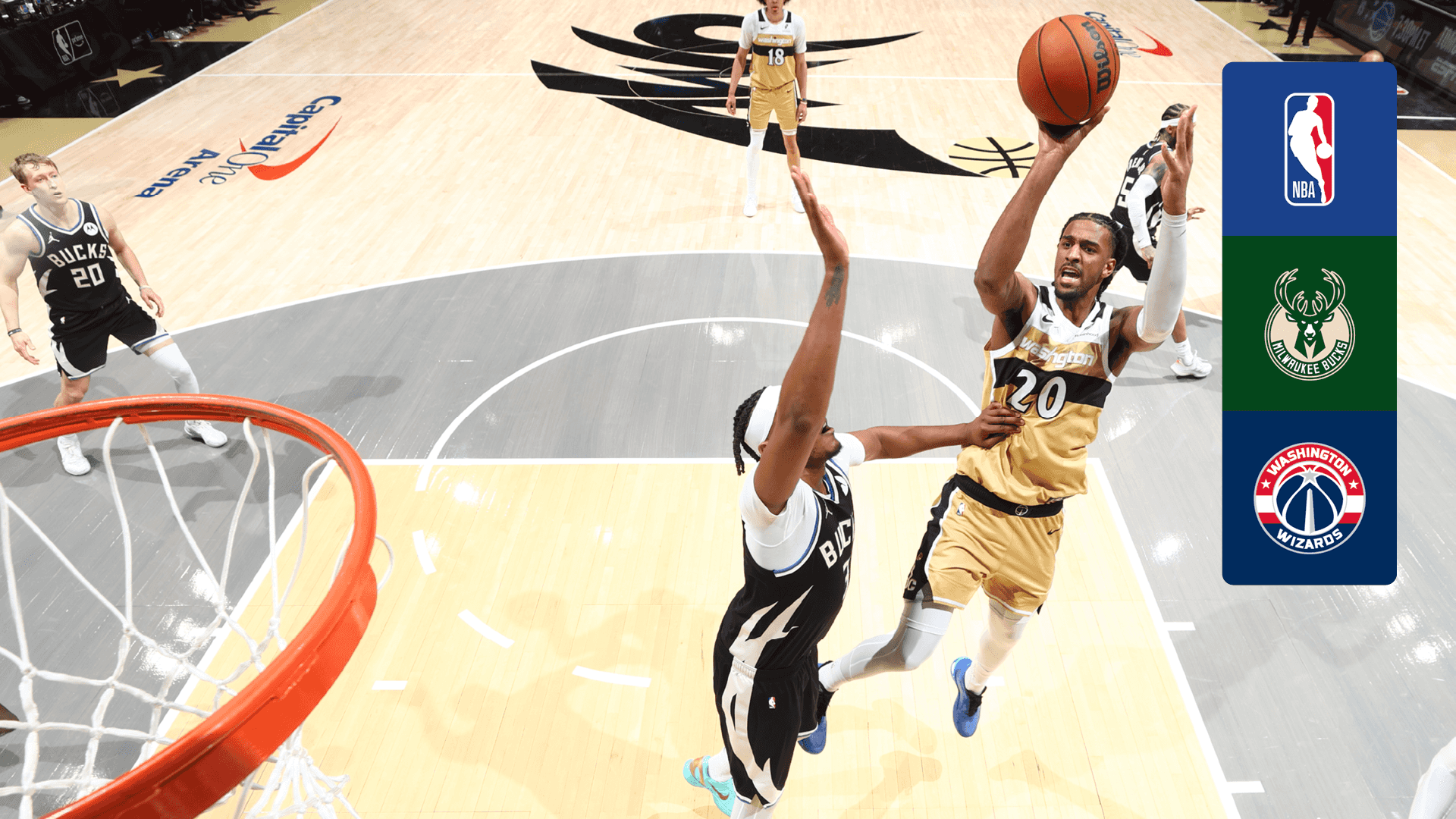 Watch Milwaukee Bucks @ Washington Wizards Live Stream Online | DAZN ES