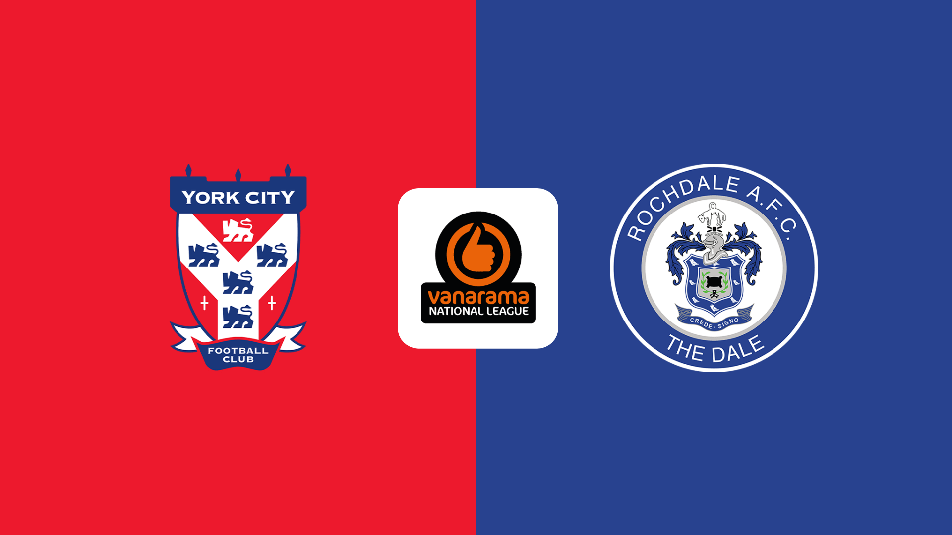 York City - Rochdale in Diretta Streaming | DAZN IT