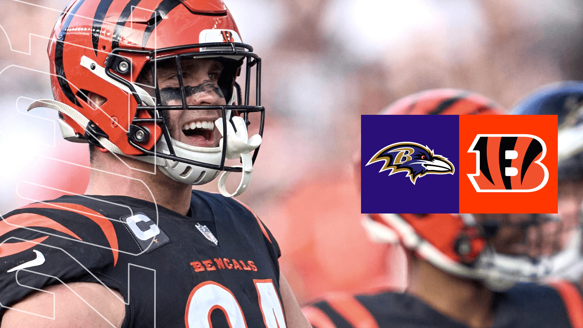 Watch Ravens @ Bengals Live Stream | DAZN BR