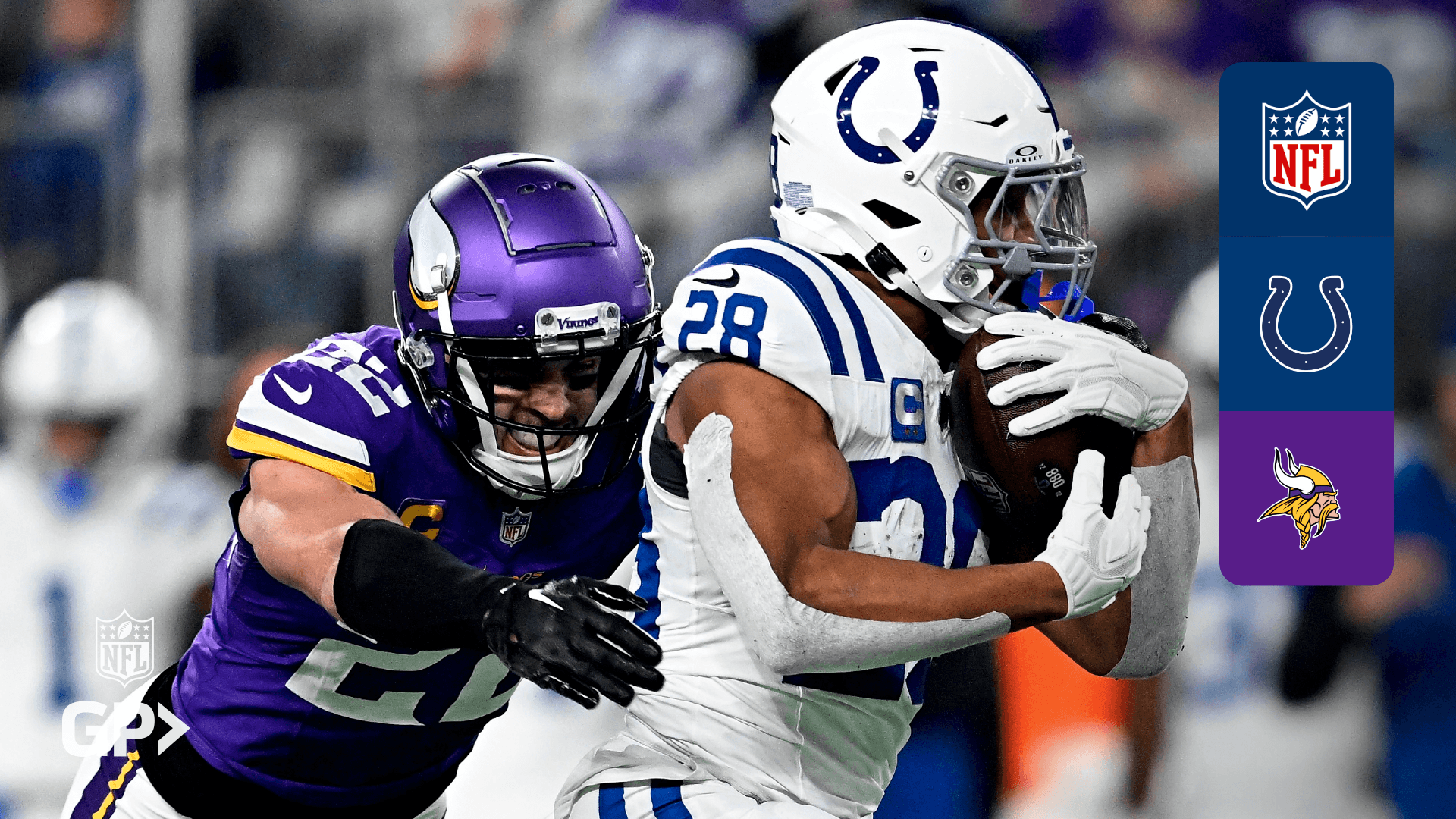 شاهد البث المباشر لـ Colts @ Vikings | DAZN SA