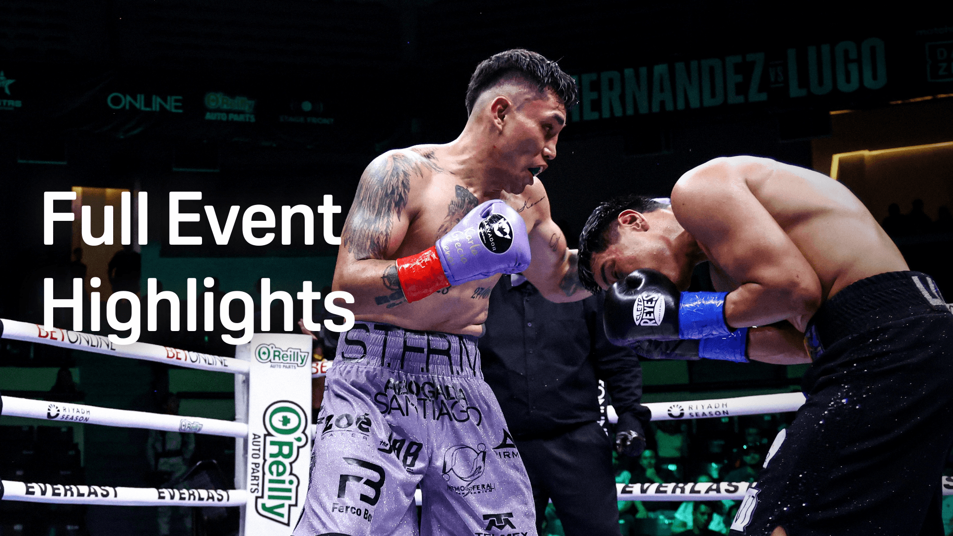 Watch Hernandez vs. Lugo: Full Event Highlights Online | DAZN KR