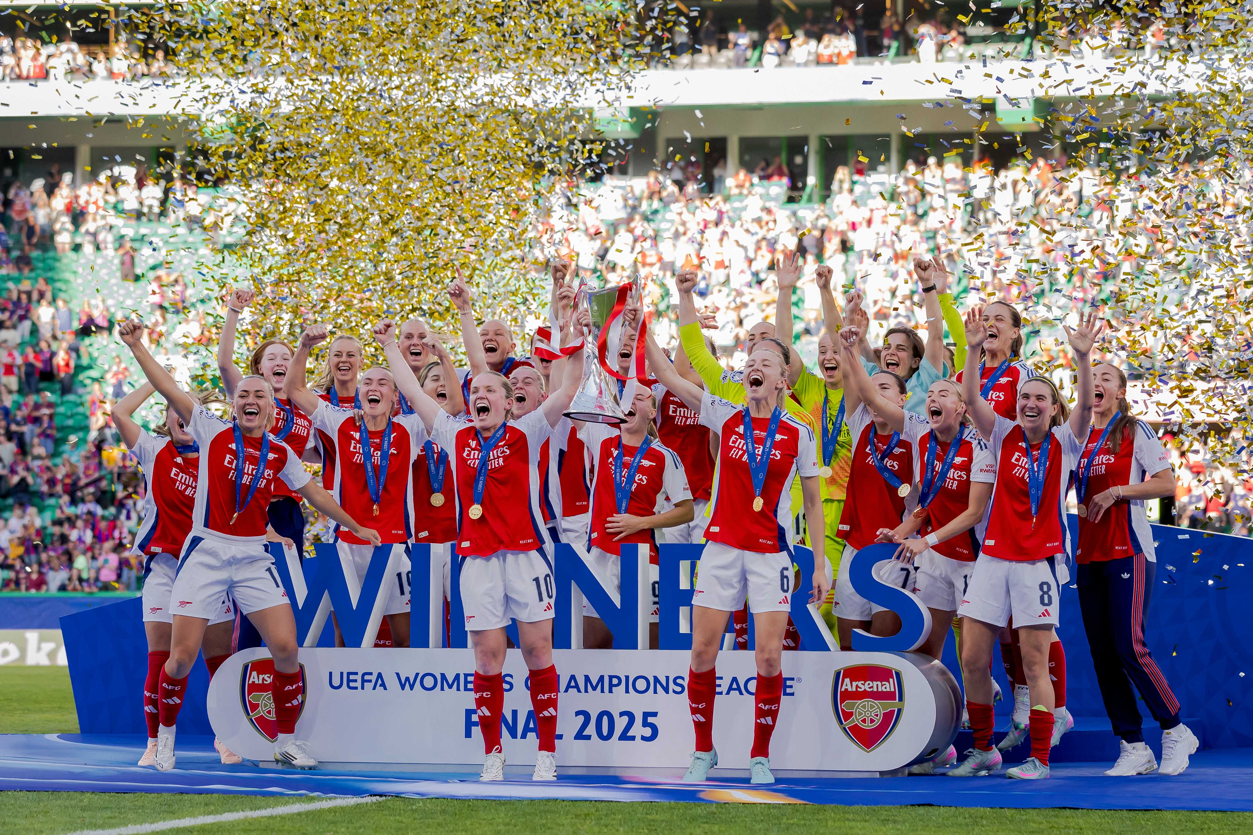 Ver: Arsenal | Vencedor da UEFA Women's Champions League 24/25 em Direto | DAZN PT