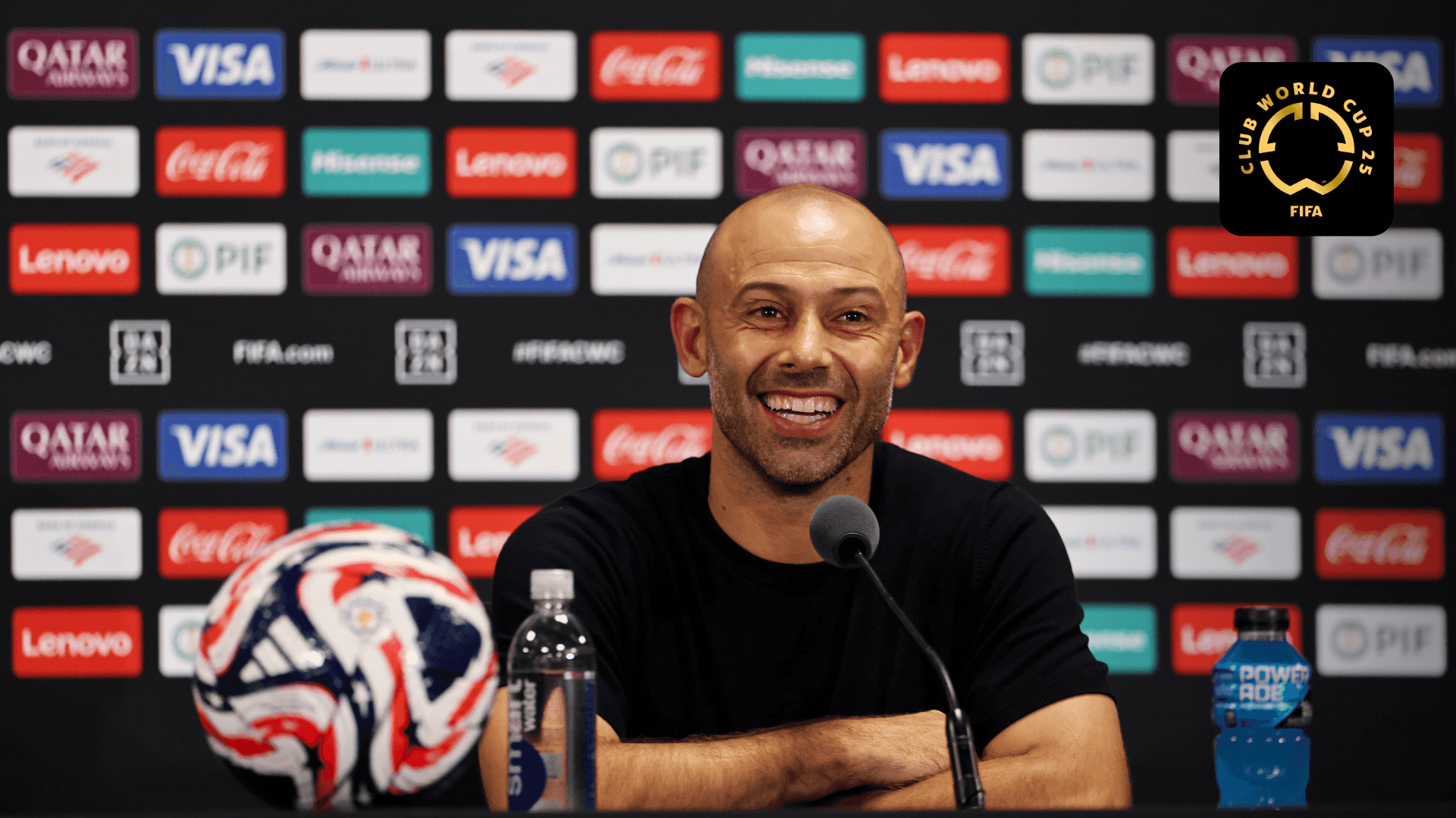 شاهد مقابلة ما بعد المباراة مع خافيير ماسكيرانو على الإنترنت | DAZN QA