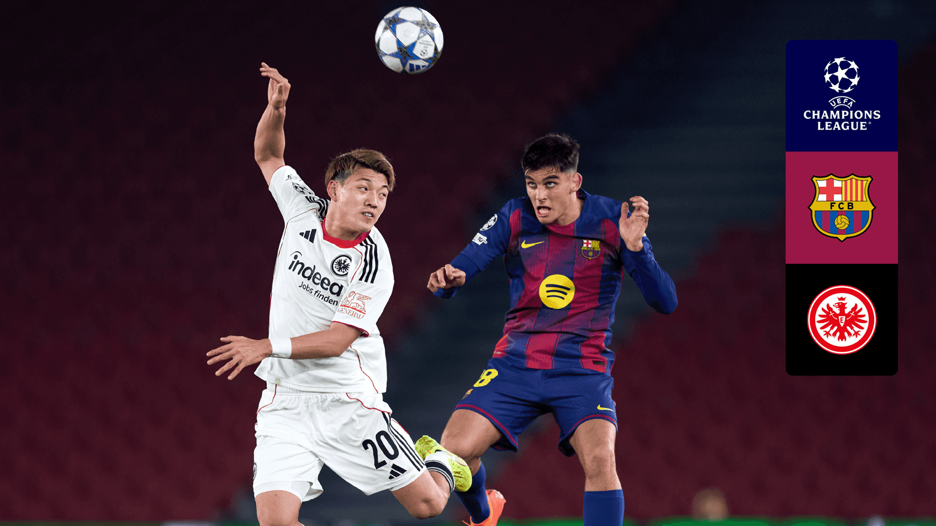 Watch Barcelona vs. Frankfurt Live Stream Online | DAZN NZ