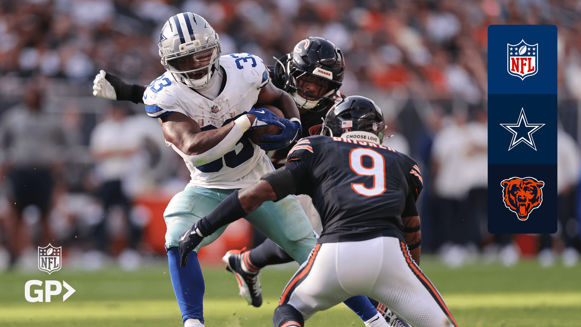 Regardez les diffusions en direct de Cowboys @ Bears (en français ...