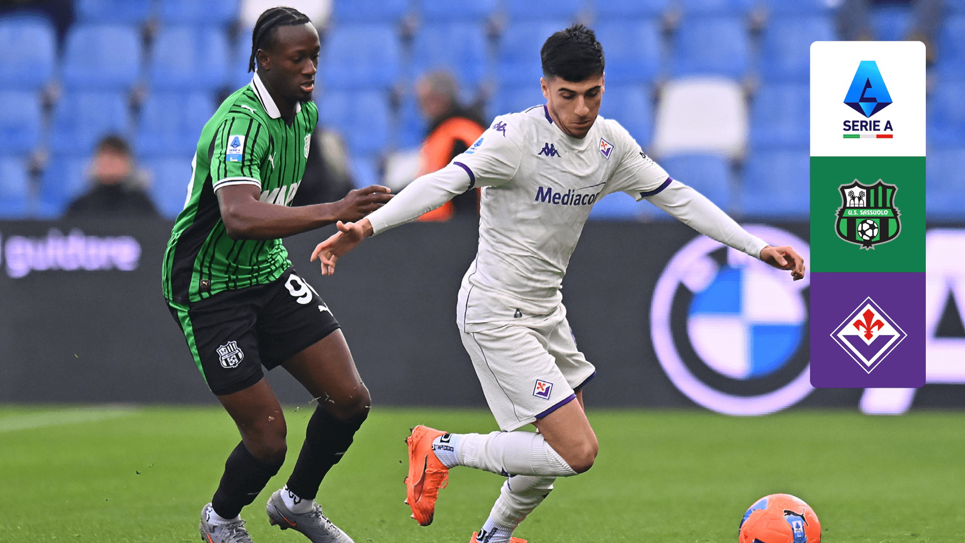 Vê os resumos da Sassuolo x Fiorentina online | DAZN PT