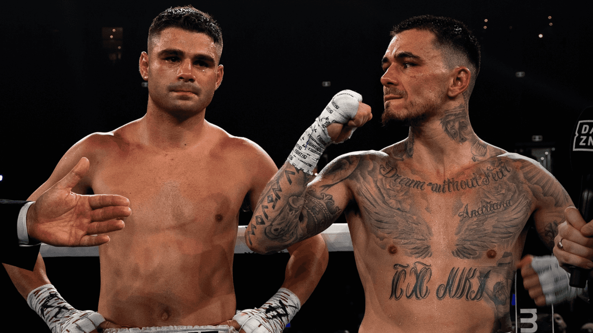 شاهد "هيا يا هيتشينز!": كامبوسوس يستهدف نزال لقب في يونيو على الإنترنت | DAZN JO