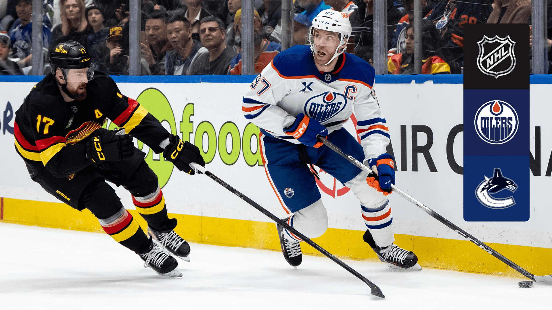 Watch Oilers @ Canucks Live Stream Online | DAZN FR