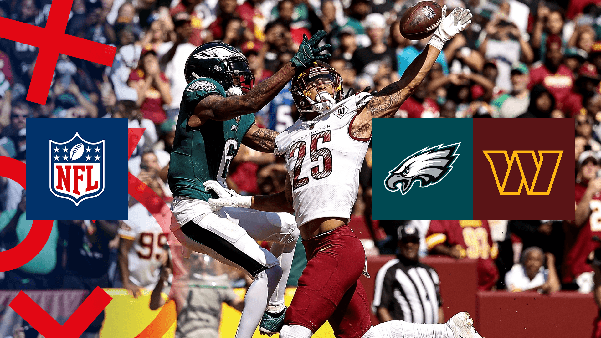 Regarder Eagles @ Commanders en Direct Live | DAZN CA