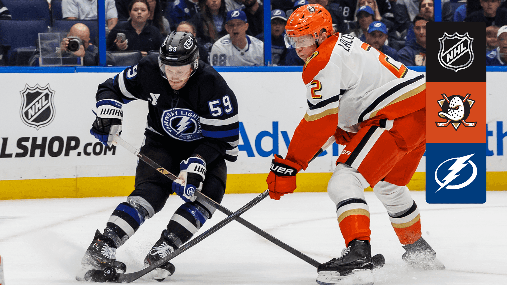 Watch Ducks @ Lightning (Home Broadcast) Live Stream Online | DAZN LB
