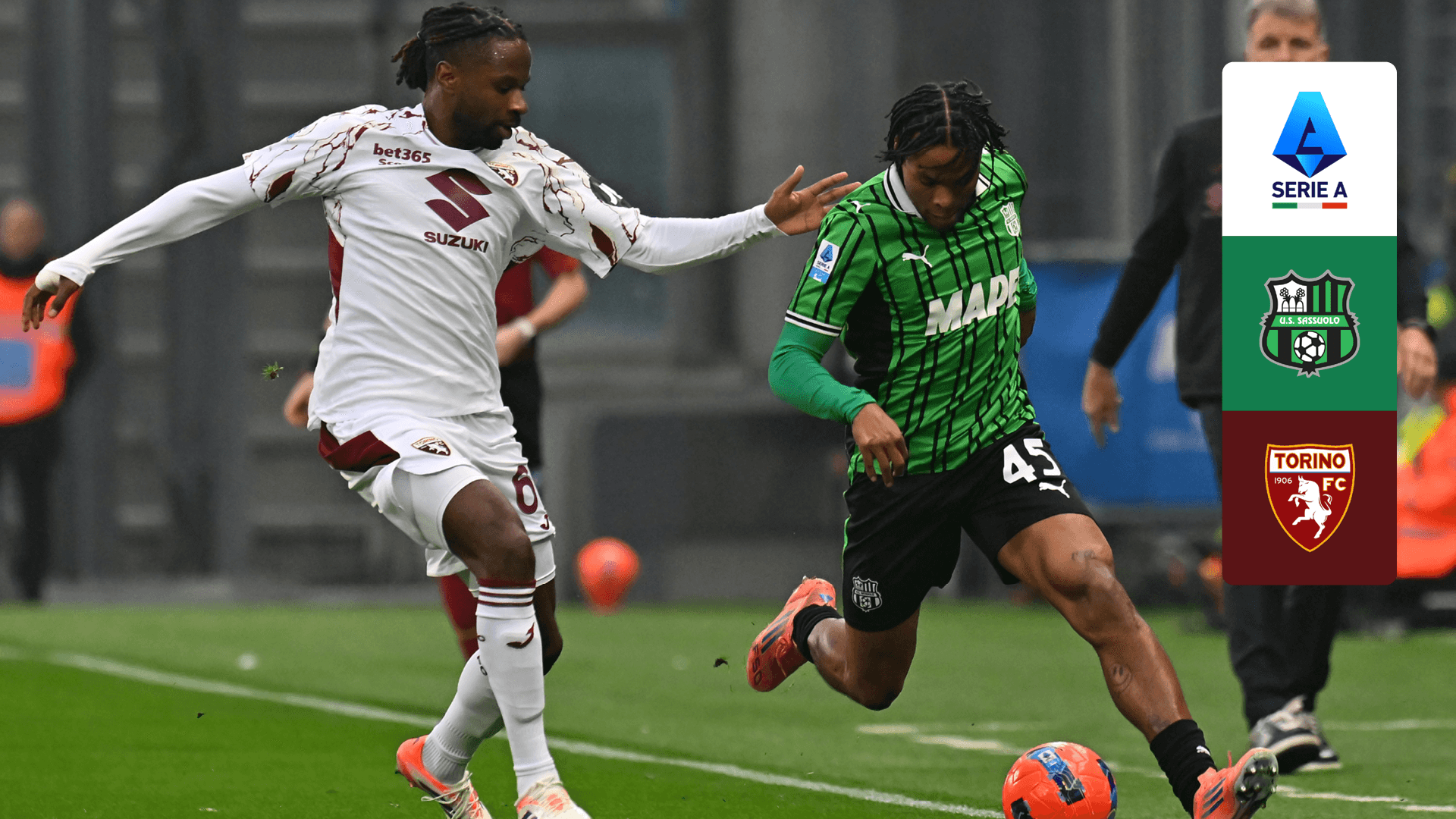 Bekijk Sassuolo - Torino (in italiano)-livestreams online | DAZN BE