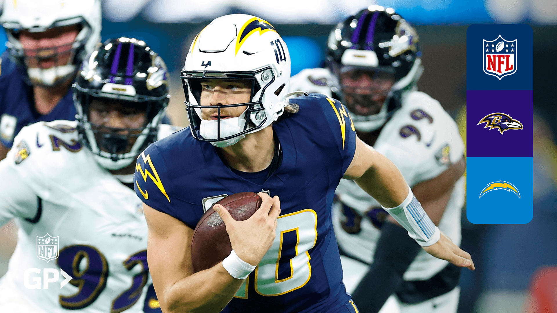 شاهد البث المباشر لـ Ravens @ Chargers | DAZN LY