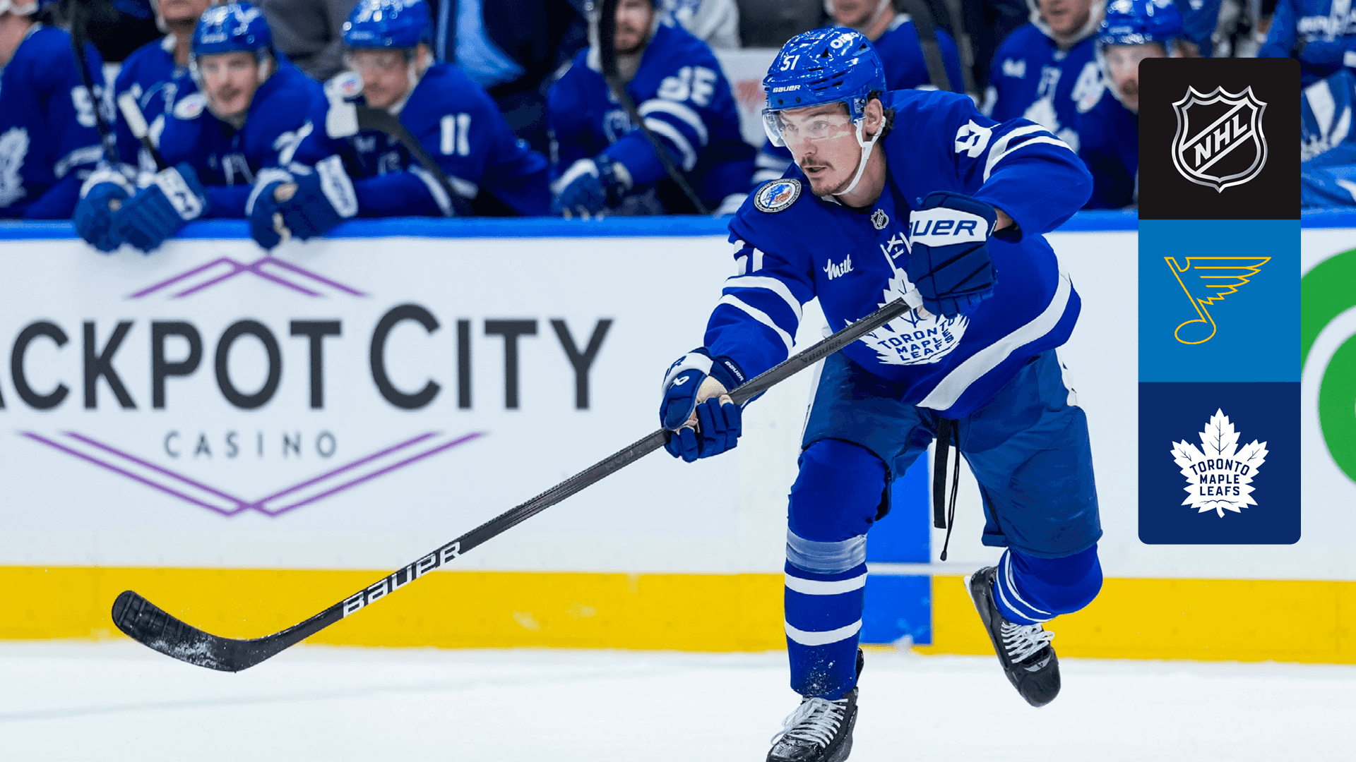 شاهد البث المباشر لـ Blues @ Maple Leafs | DAZN SA