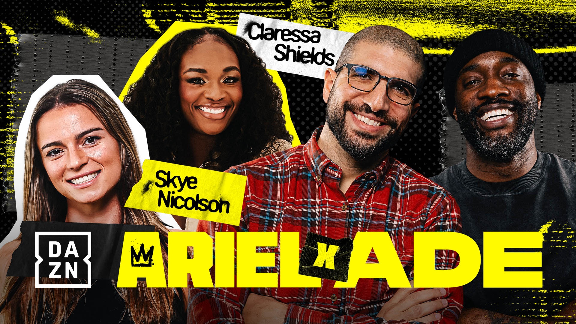 شاهد البث المباشر لـ أرييل x أدي: برنامج الملاكمة | الحلقة 10 (بمشاركة شيلدز ونيكولسون) | DAZN SA