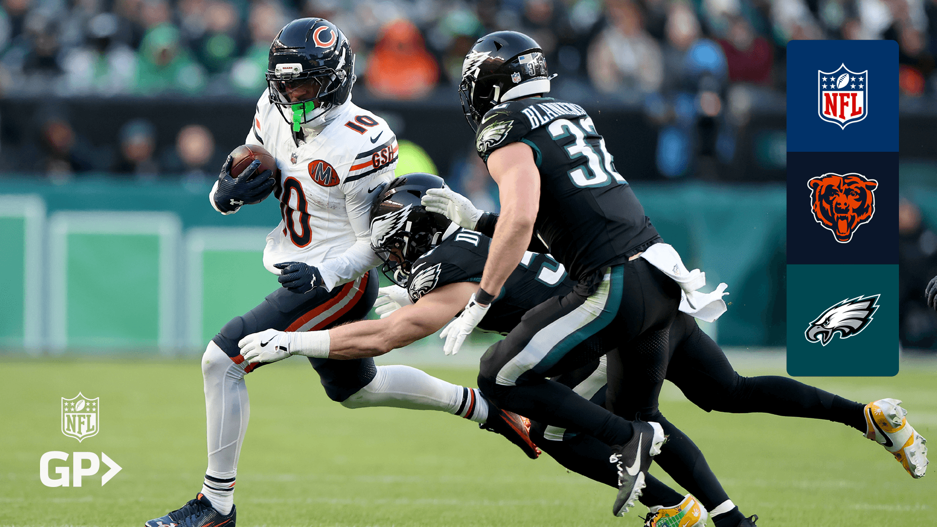 Watch Bears @ Eagles (Prime Vision with Next Gen Stats) Live Stream Online | DAZN GB