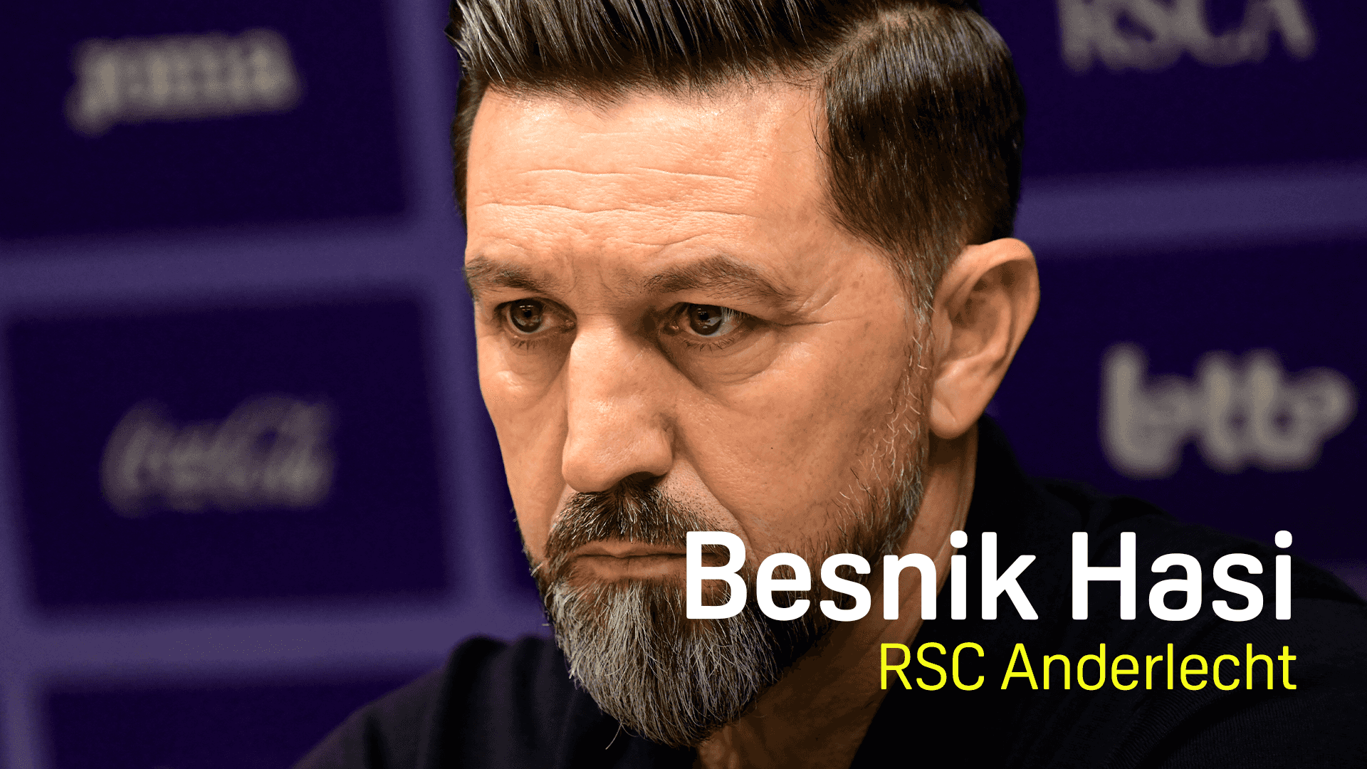 Bekijk De eerste woorden van Besnik Hasi als nieuwe coach van RSC ...