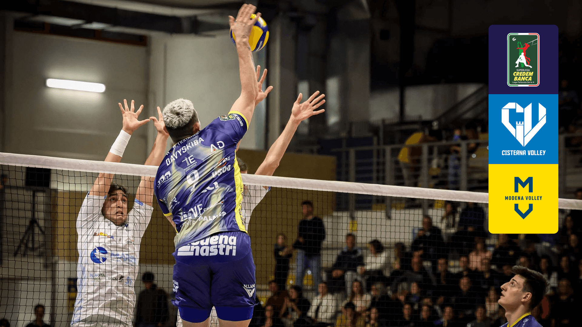 Cisterna Volley - Valsa Group Modena in Diretta Streaming | DAZN IT