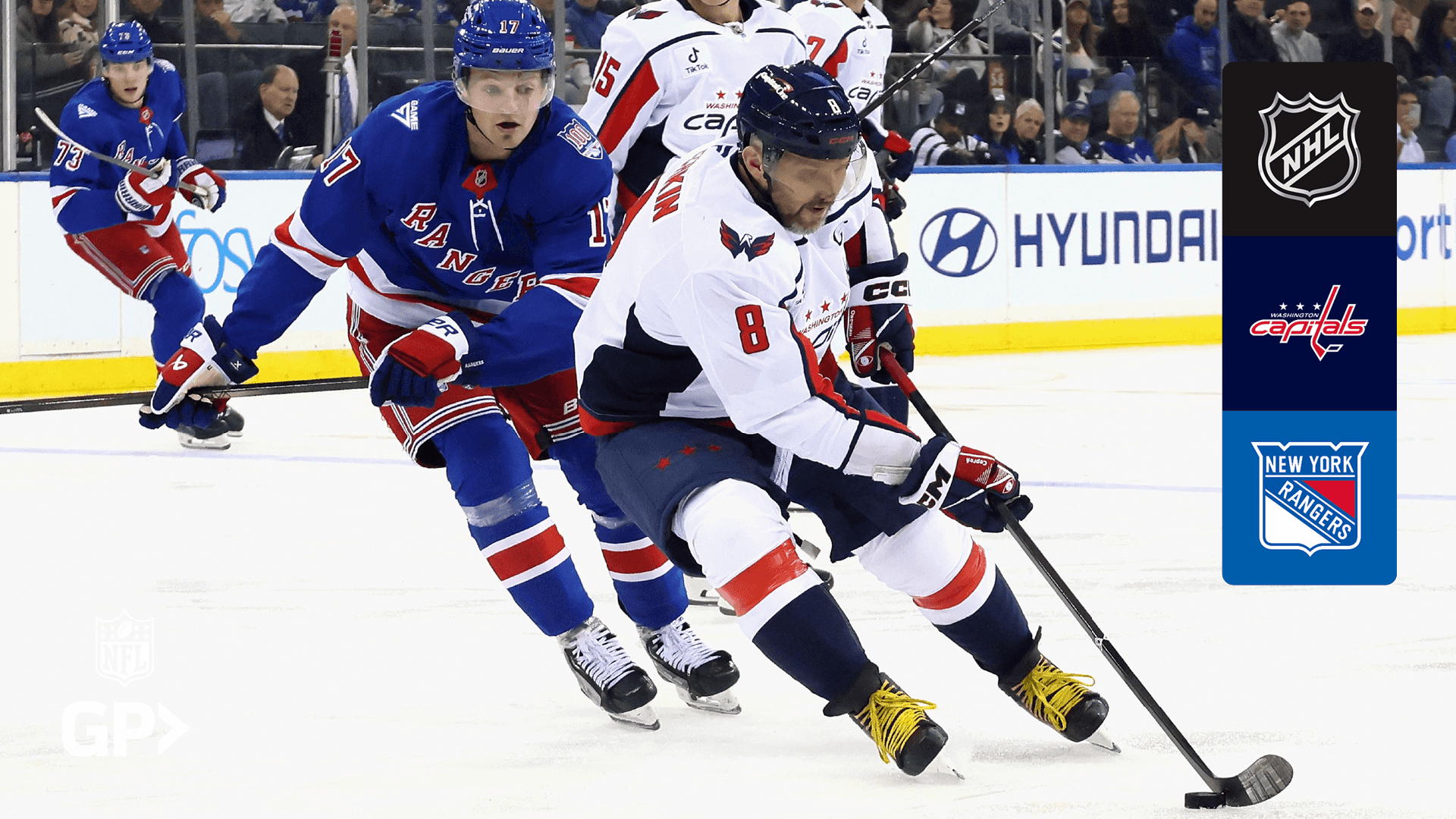 Watch Capitals @ Rangers Live Stream Online | DAZN ES