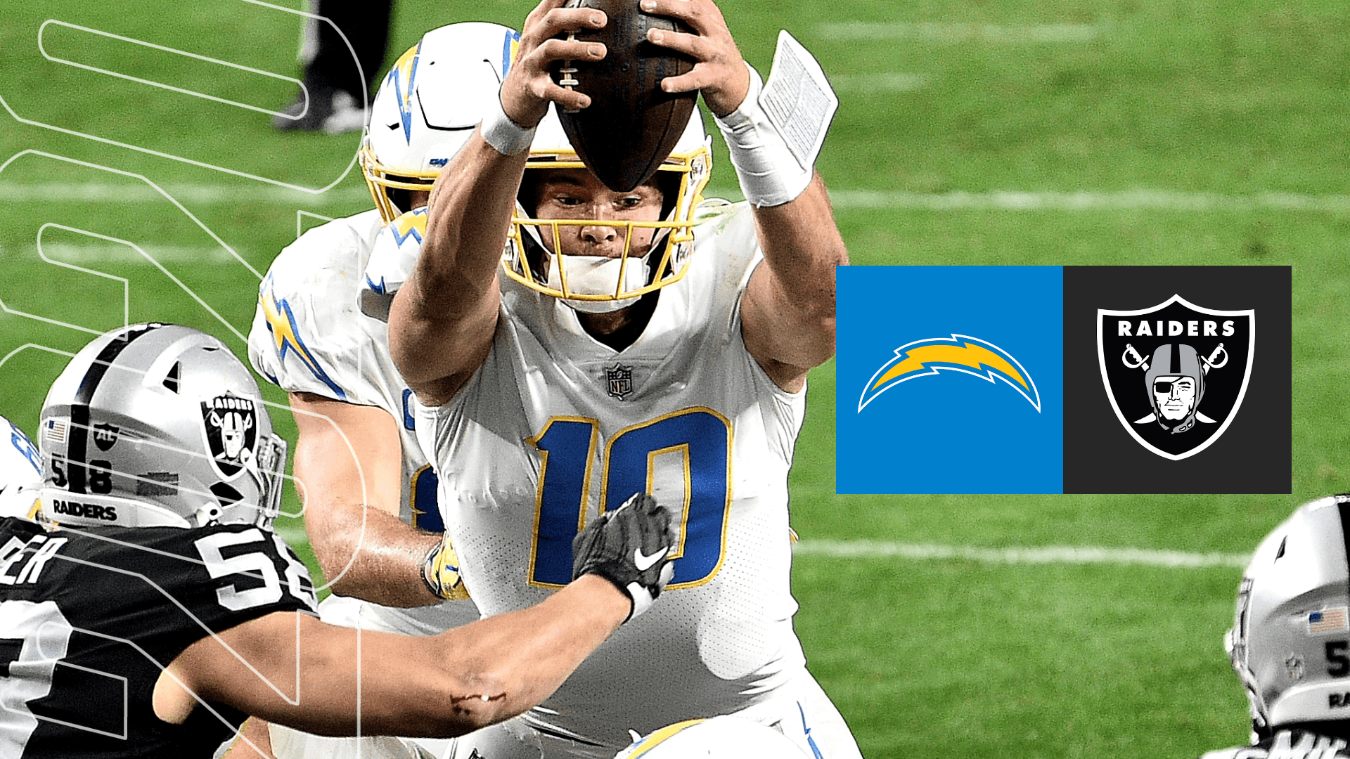 Watch Chargers @ Raiders Live Stream | DAZN MF