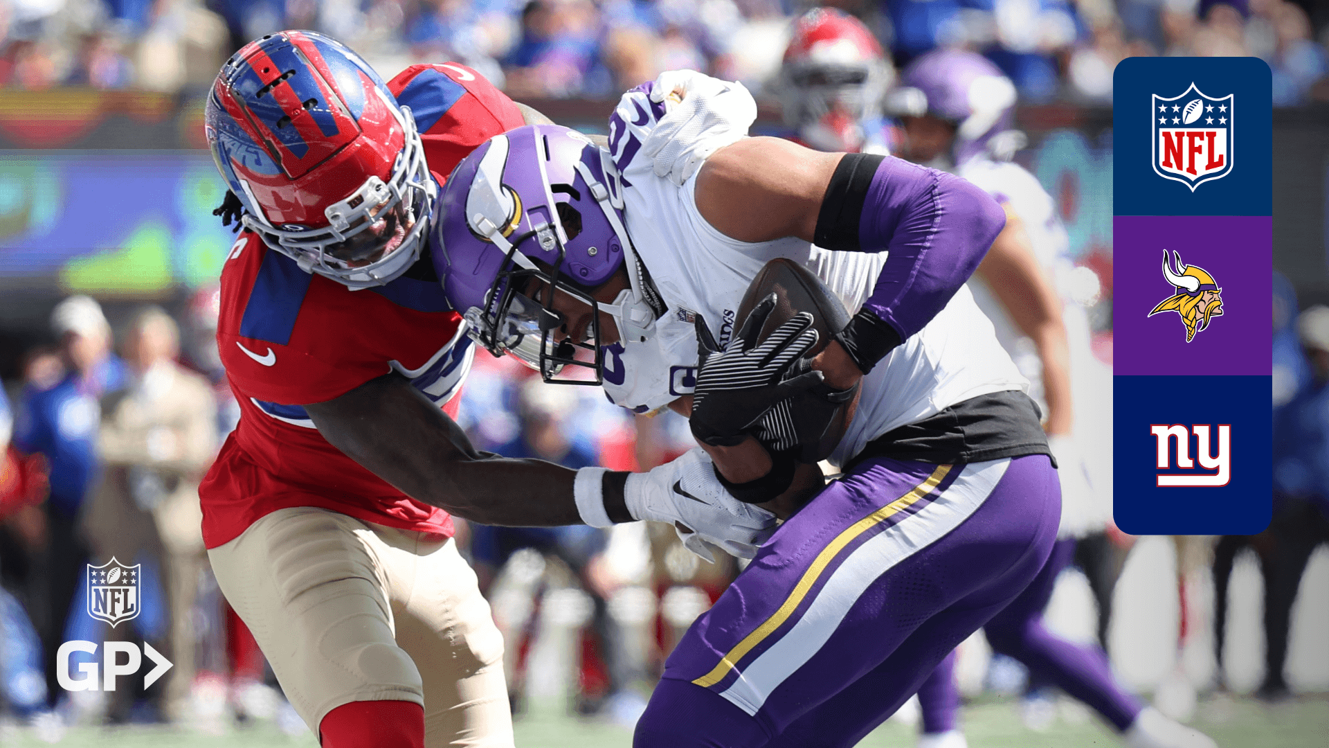 شاهد البث المباشر لـ Vikings @ Giants | DAZN PS