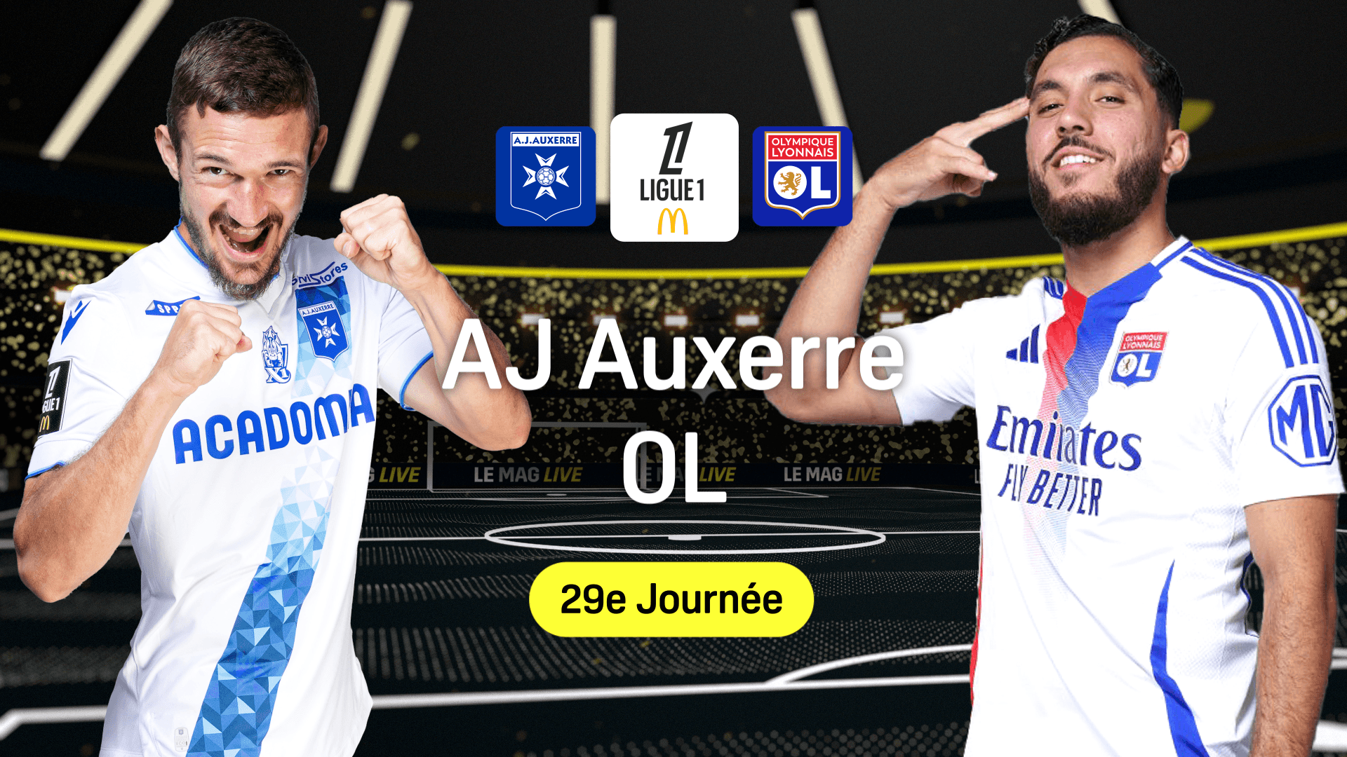 Watch Best of AJ Auxerre vs. OL Online | DAZN FR