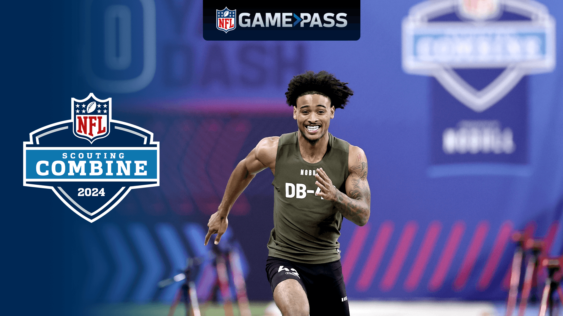 Watch Scouting Combine - Defensive Backs & Tight Ends Live Stream | DAZN PF
