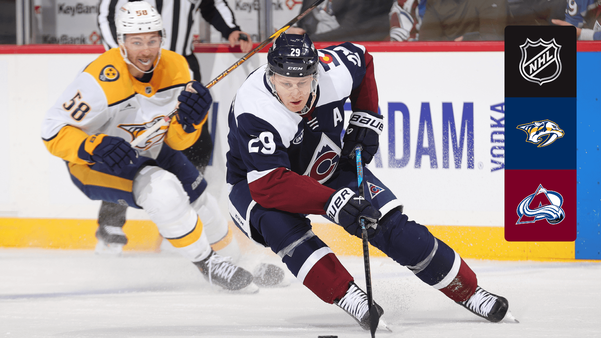 Watch Predators @ Avalanche Live Stream Online | DAZN NL