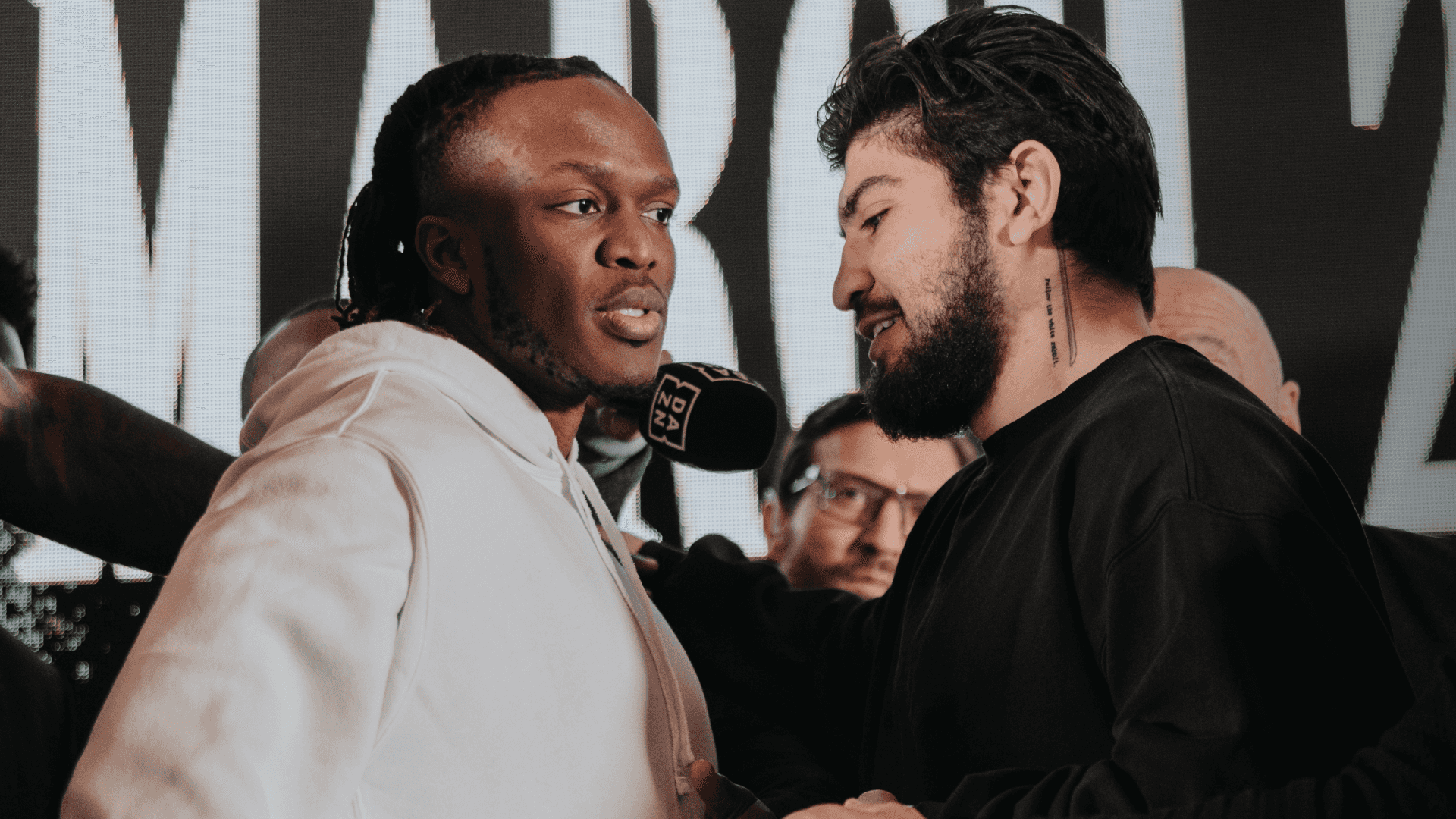 Watch Danis Slapped with Pancake During KSI Face Off! Online | DAZN US