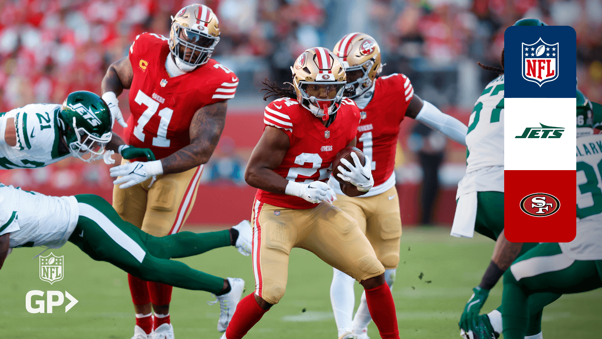 Watch Jets @ 49ers (in Spanish) Live Stream | DAZN GB