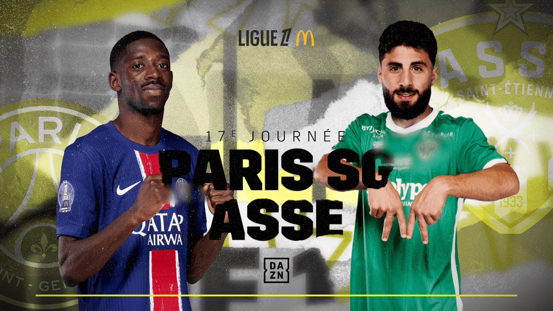 Watch Best of Paris SG vs. ASSE Online | DAZN MQ