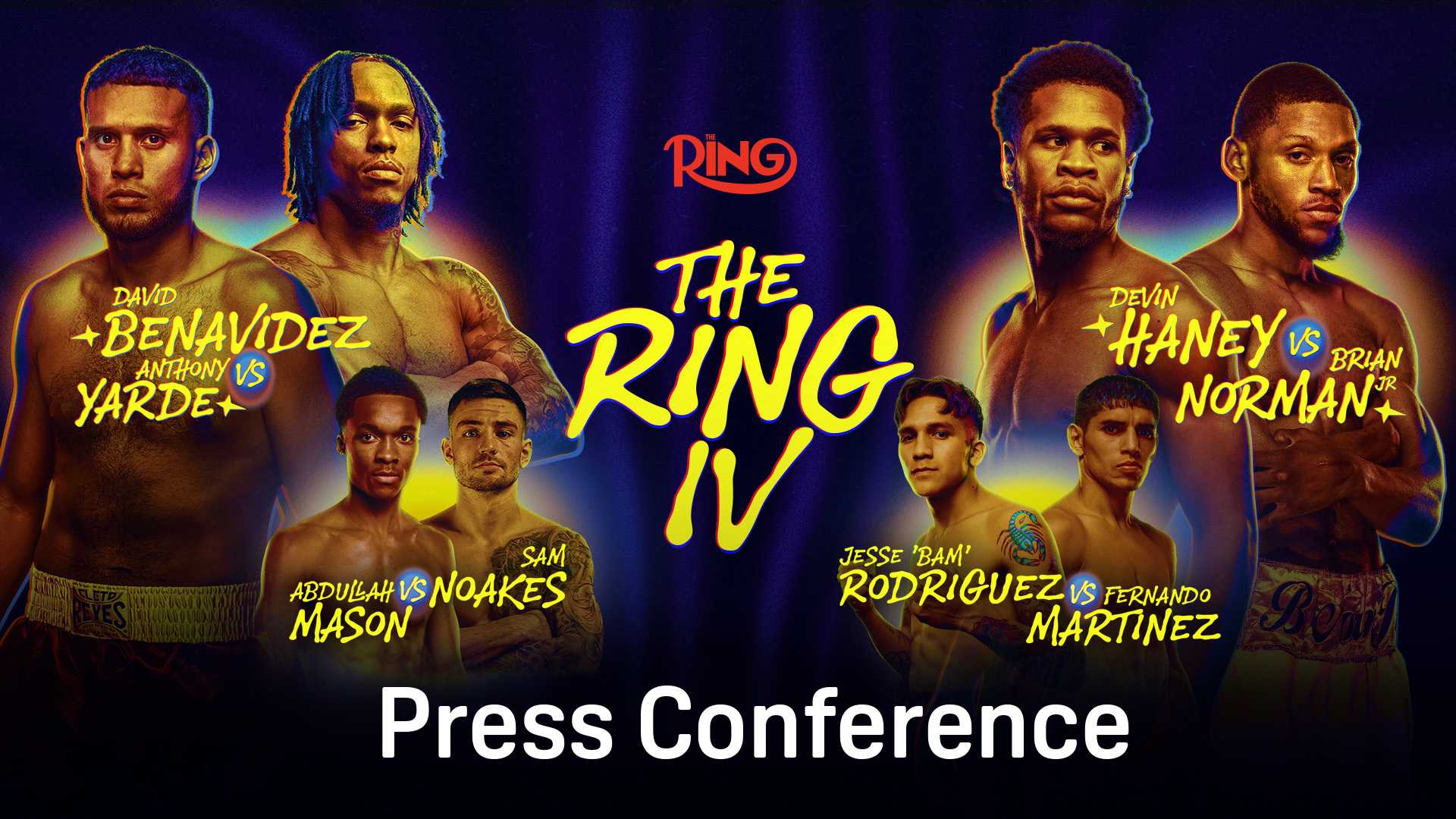 Ver Ring IV: Presentación de la pelea Online en Directo | DAZN MX